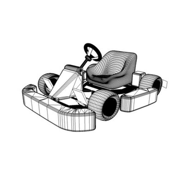 3d cart car model