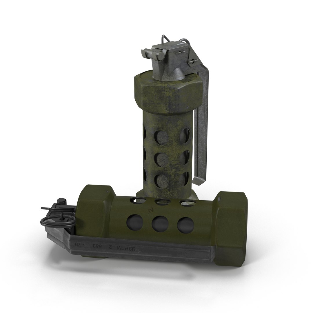 grenade light bomb 3d model