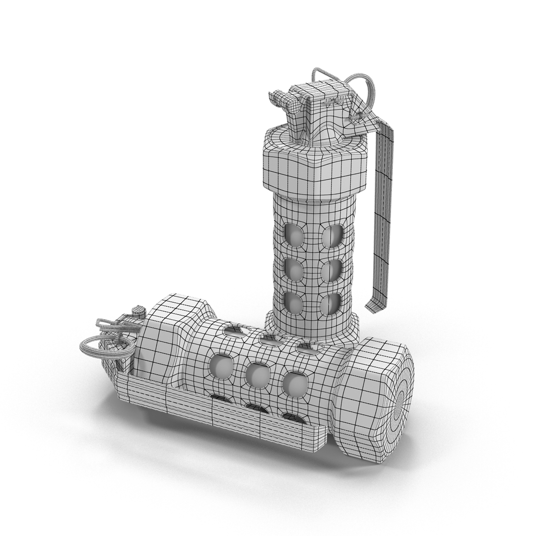 grenade light bomb 3d model