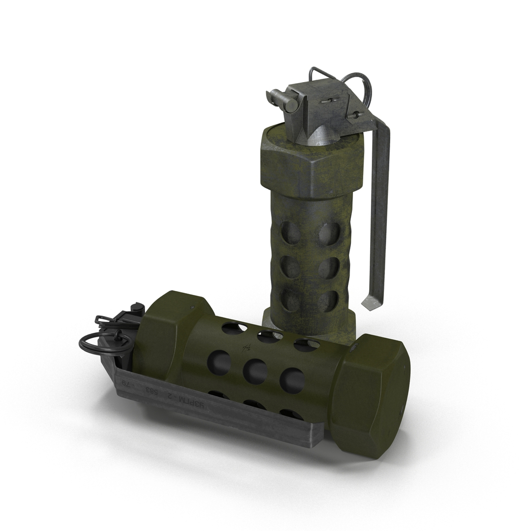 grenade light bomb 3d model