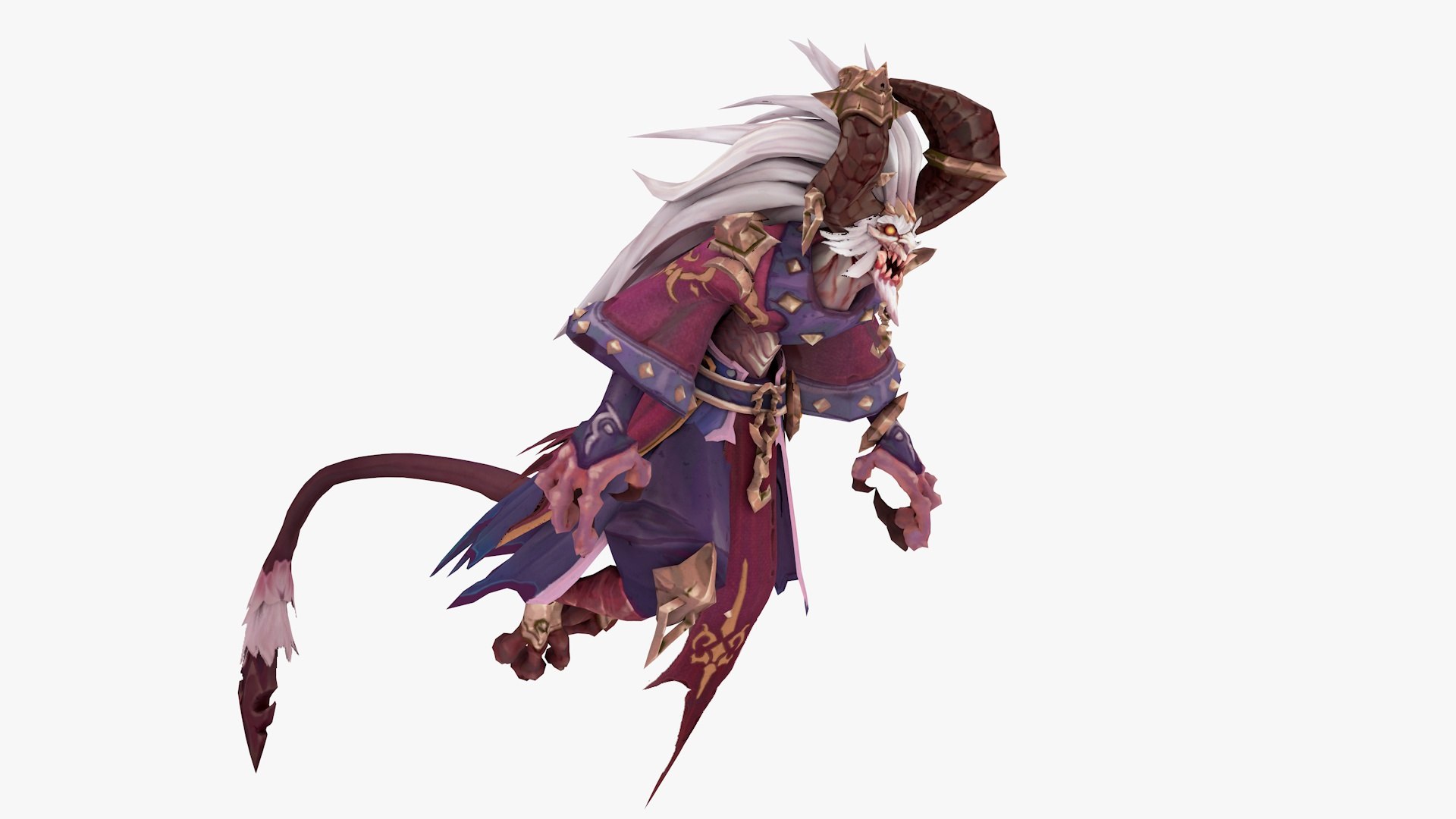 Demon Caster Rigged And Animated 3D Model - TurboSquid 2331450