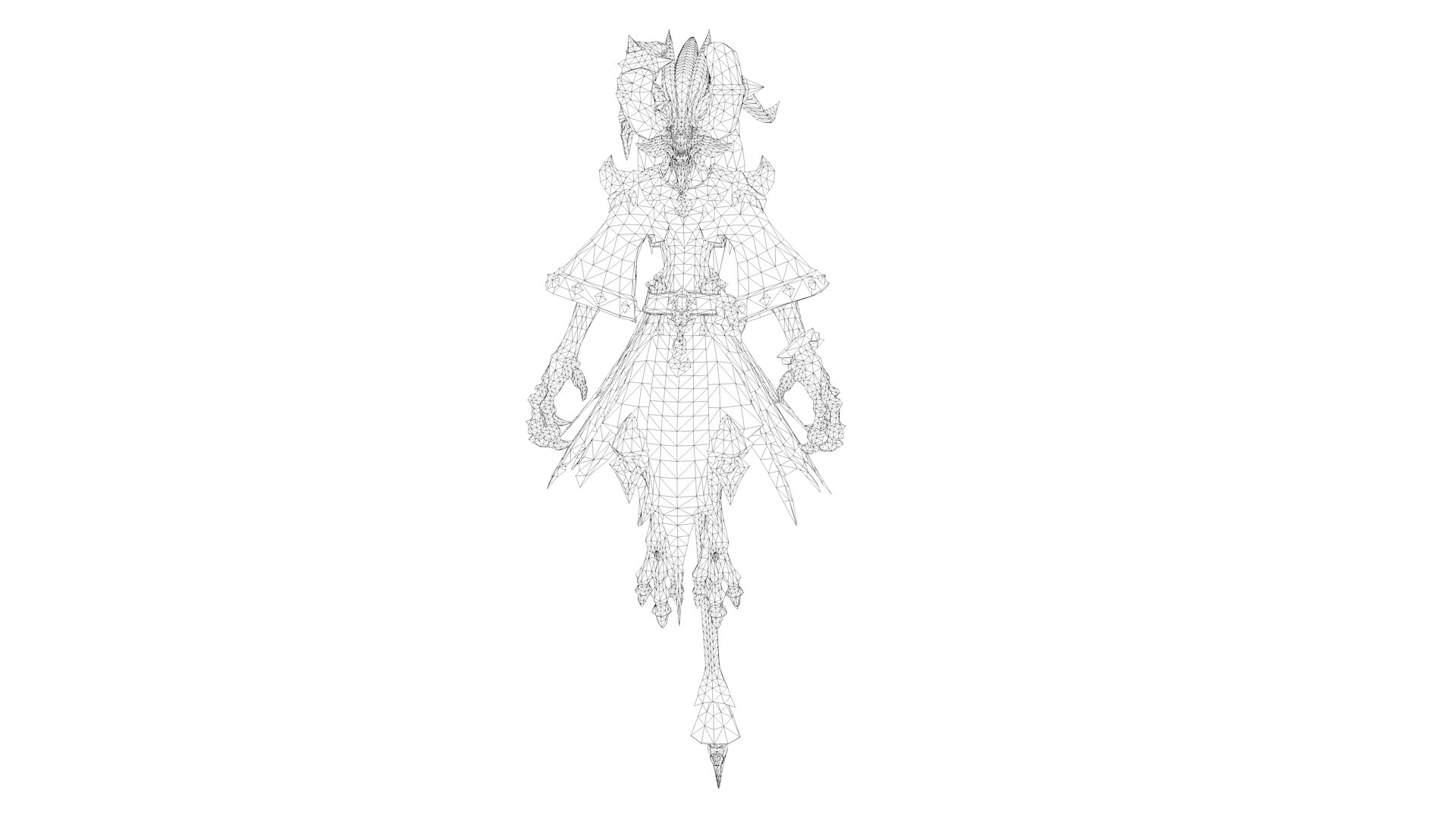 Demon Caster Rigged And Animated 3D Model - TurboSquid 2331450