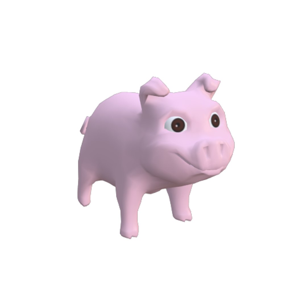 3D Pig Model - TurboSquid 2048860
