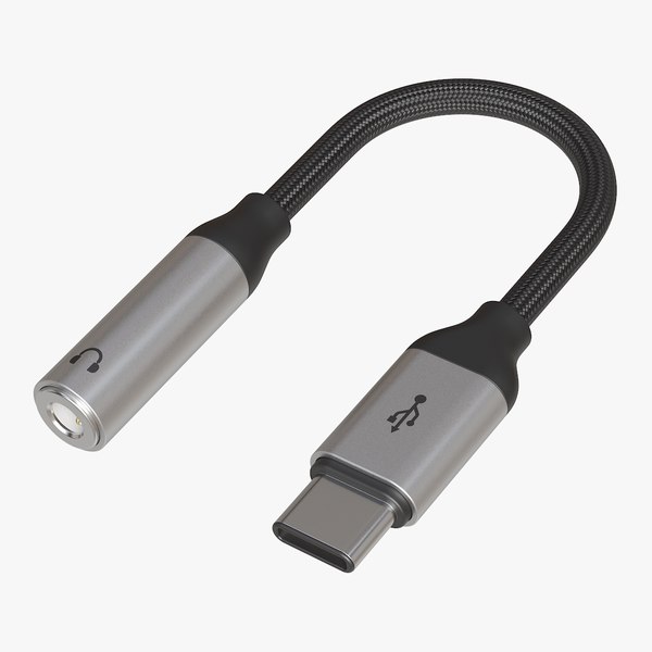 modelo 3d Cable USB C a audio - TurboSquid 2269033