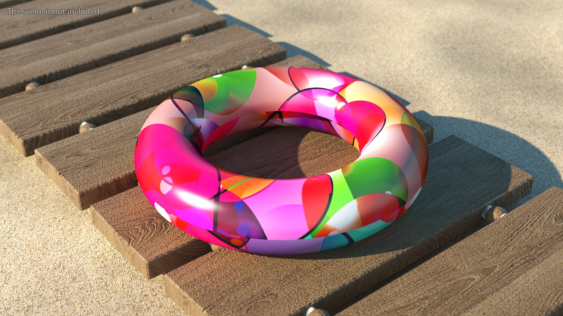 3D Color Inflatable Swimming Circle Model - TurboSquid 1968507
