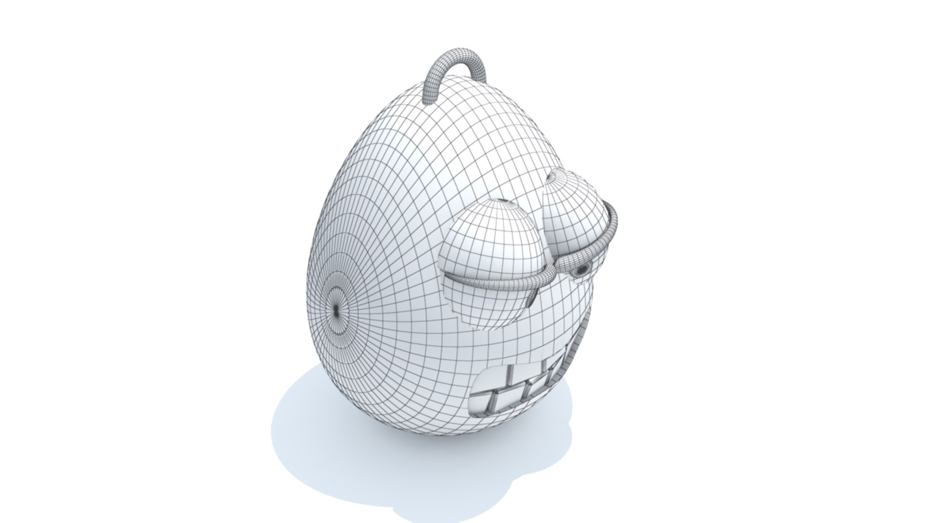 Angry Emoji Keychain 3D Model - TurboSquid 1863090