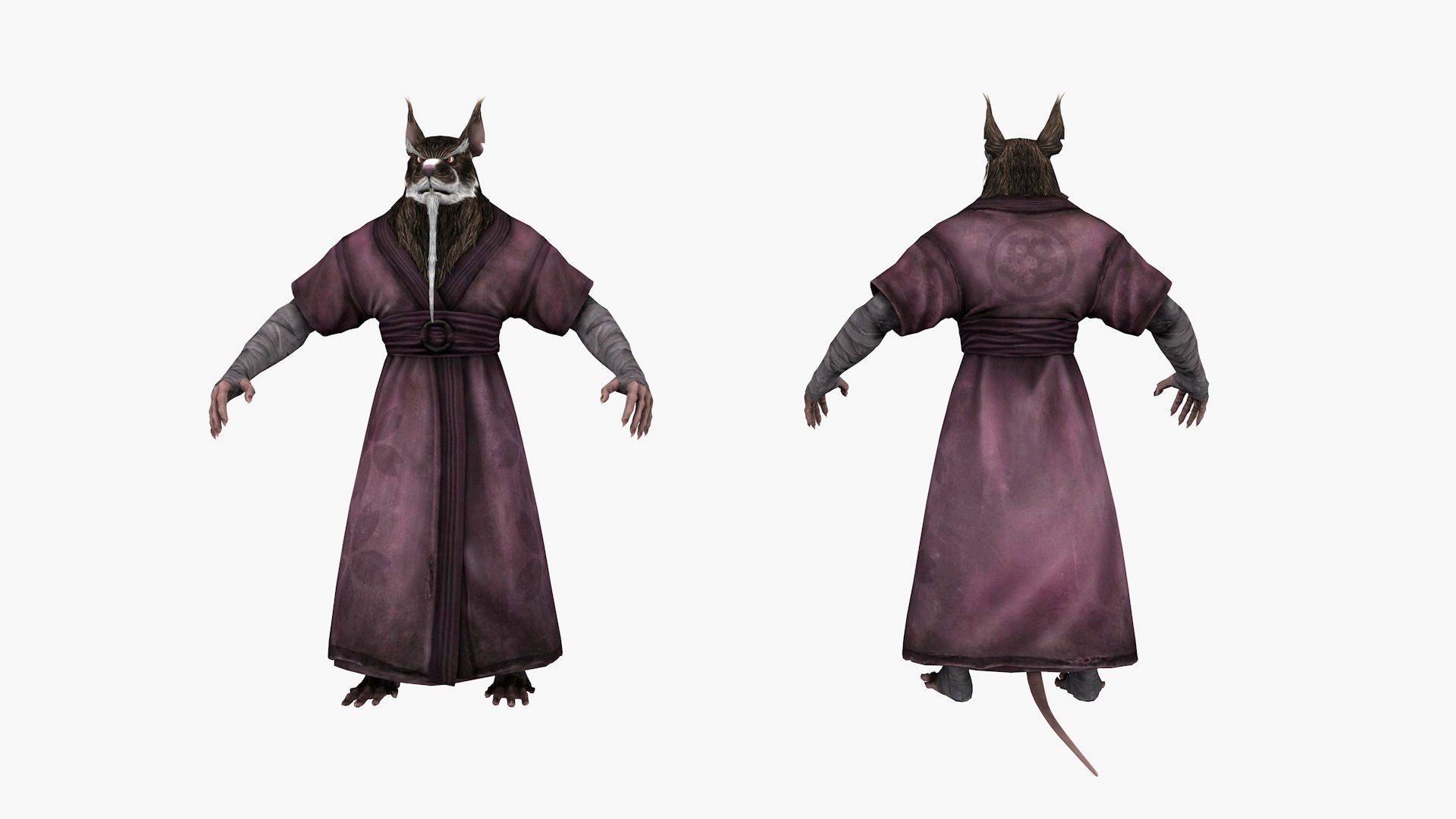 3D Model TMNT Splinter - TurboSquid 2386838