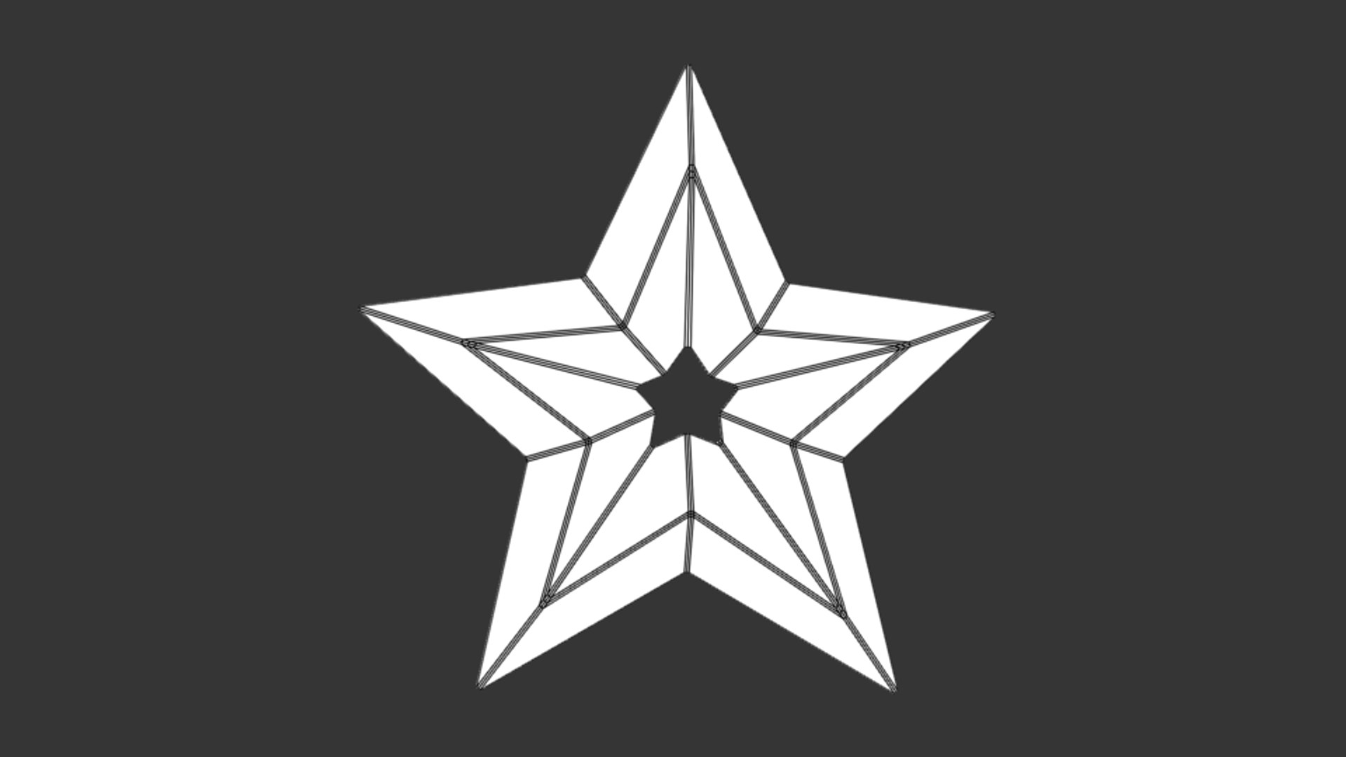 3D Decorative Star Craft Model - TurboSquid 1509268