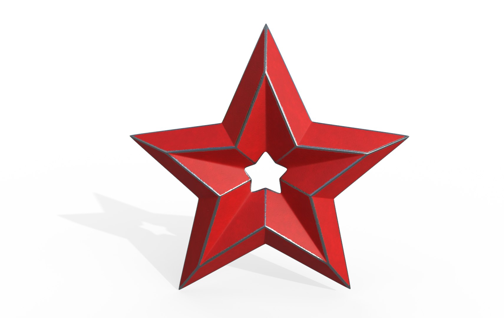 3D Decorative Star Craft Model - TurboSquid 1509268