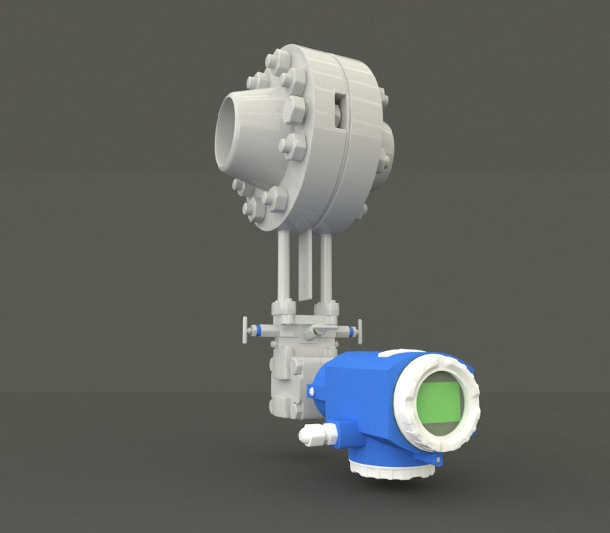 3D Dp Flowmeter - TurboSquid 1581483