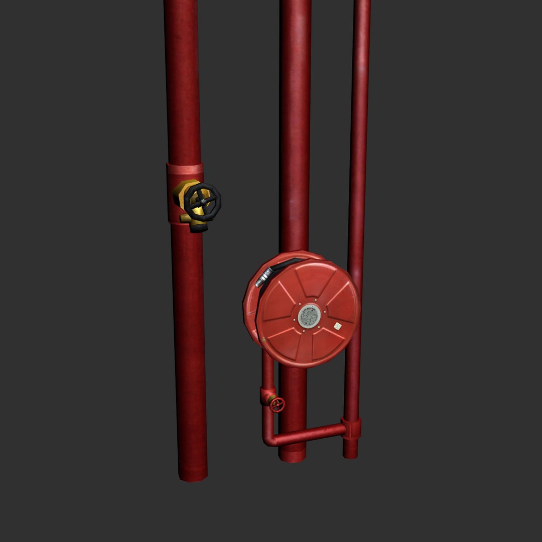 Hose Reel Riser 3d Model