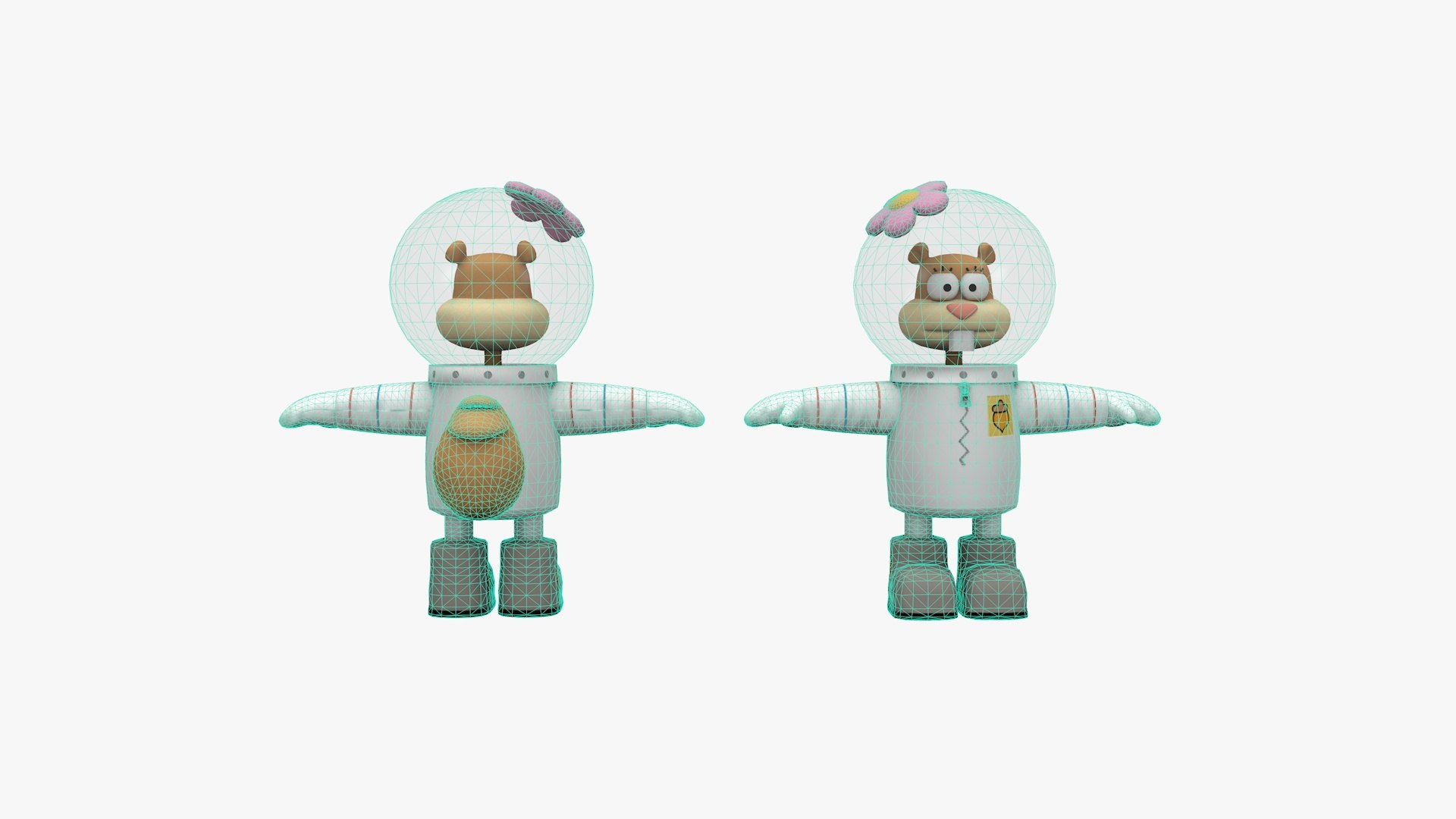 Sandy Cheeks 3D Model - TurboSquid 2345822