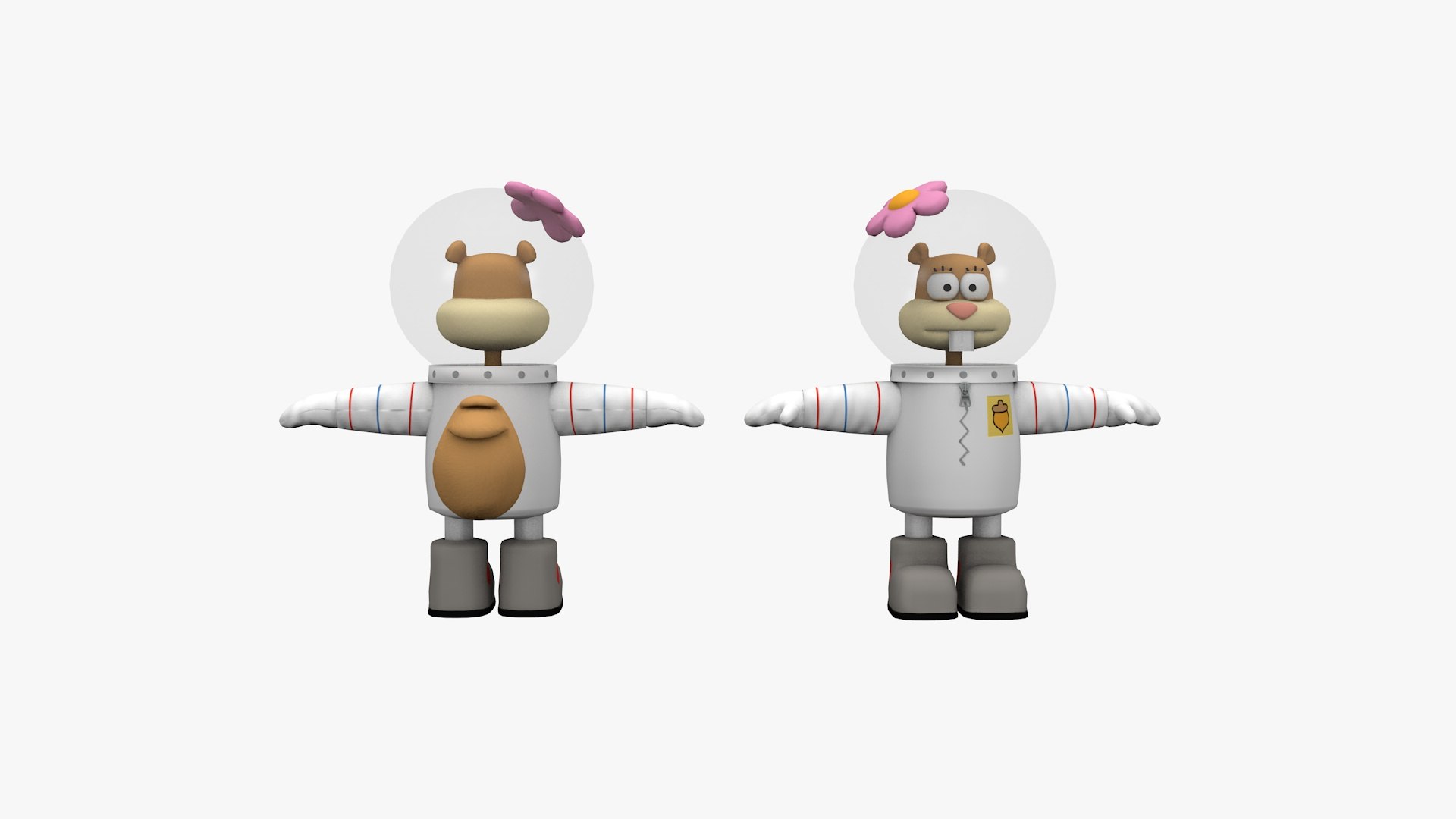 Sandy Cheeks 3D Model - TurboSquid 2345822