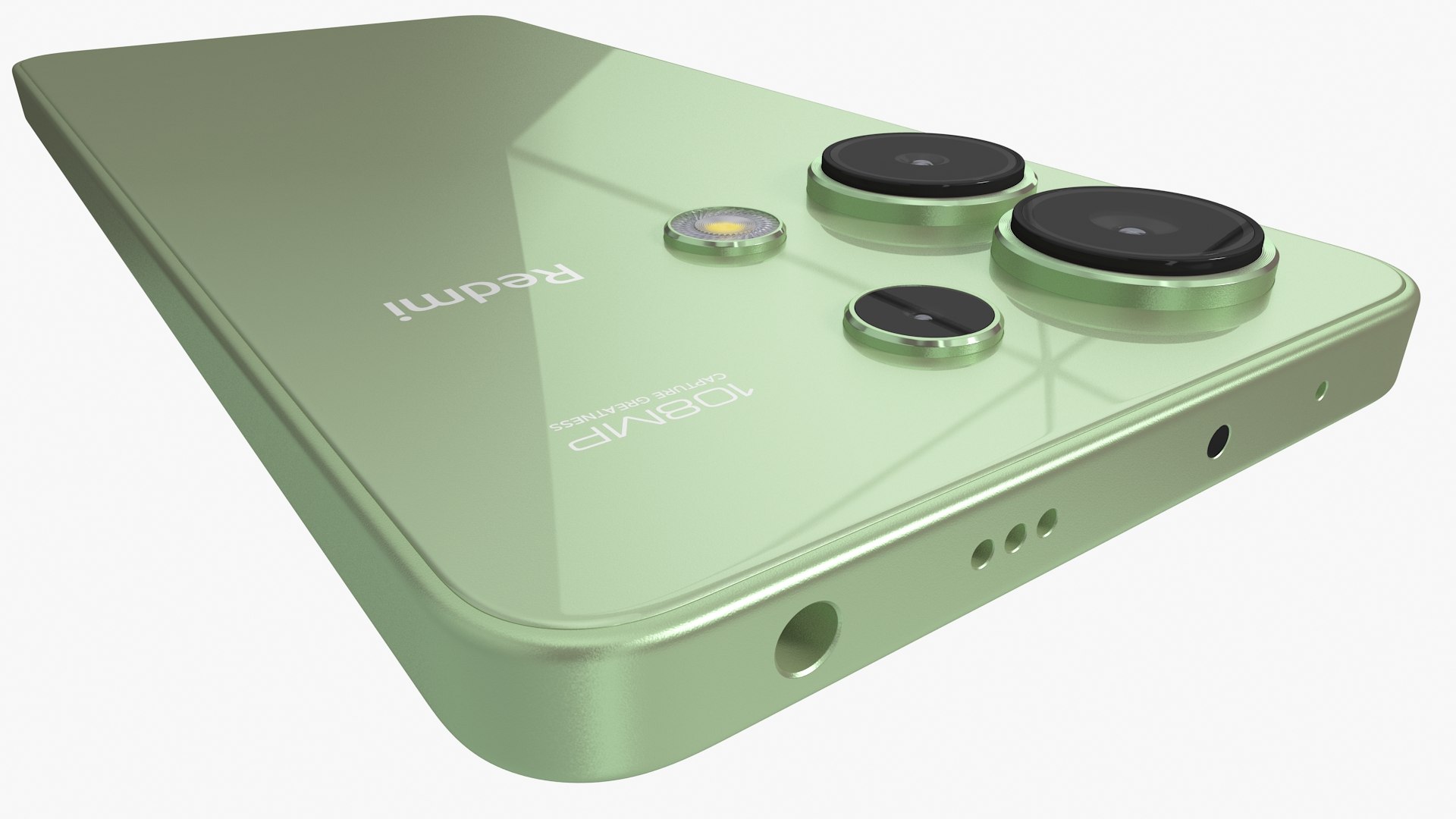 Xiaomi Redmi Note 13 4G Green 3D Model - TurboSquid 2186452