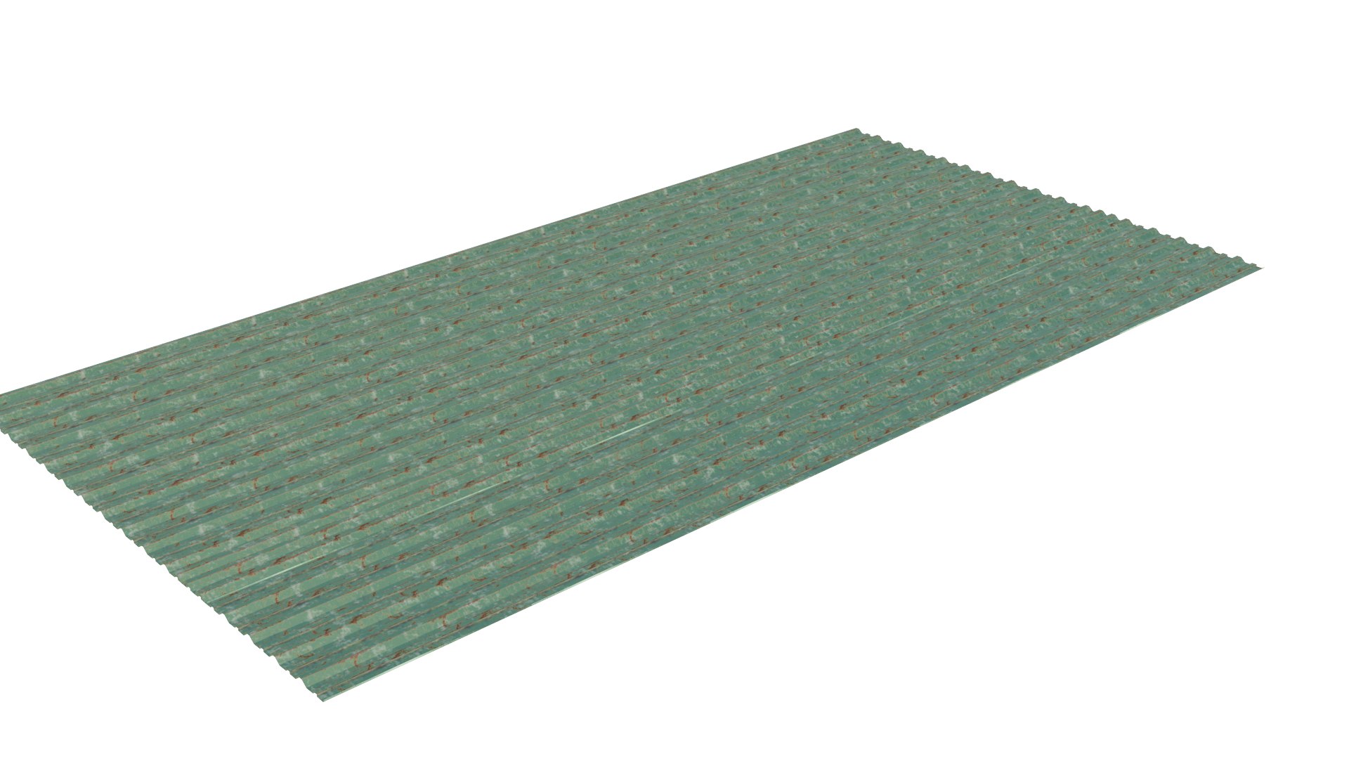 3D Old Roof Sheet Model - TurboSquid 1881897