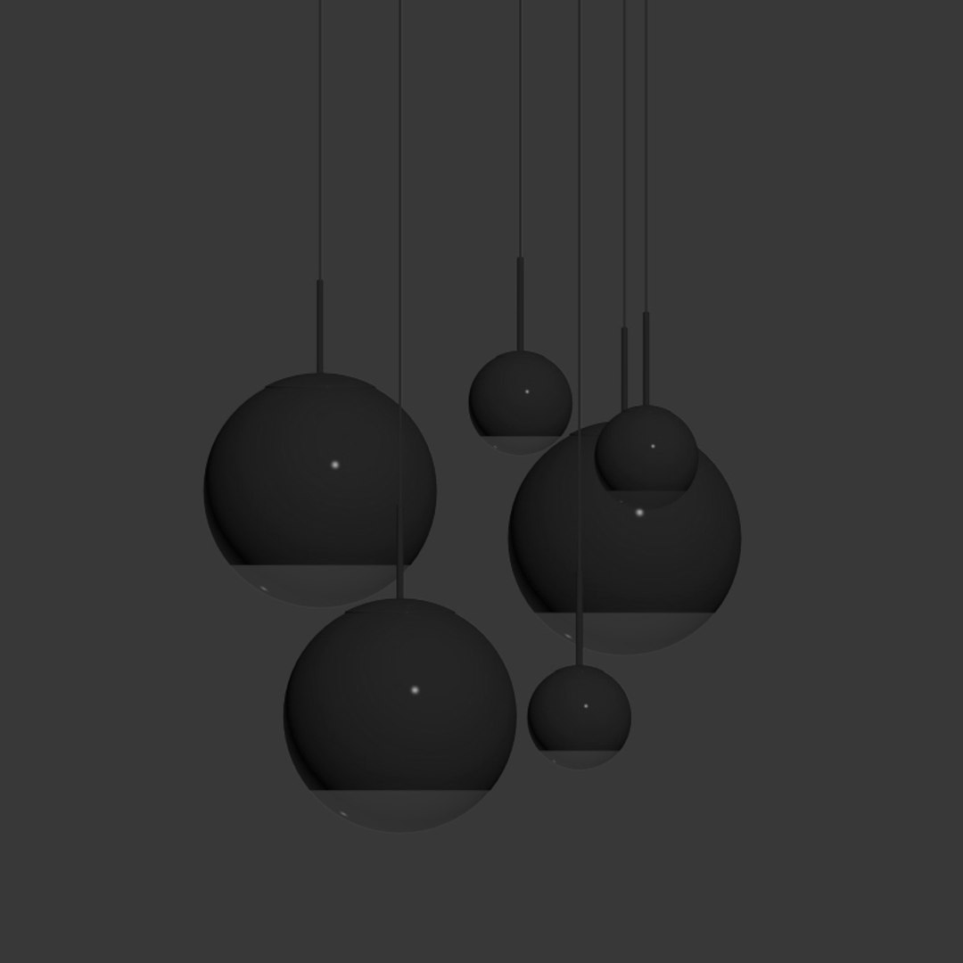 Mirror Ball Pendant Chrome 3D Model - TurboSquid 1570481