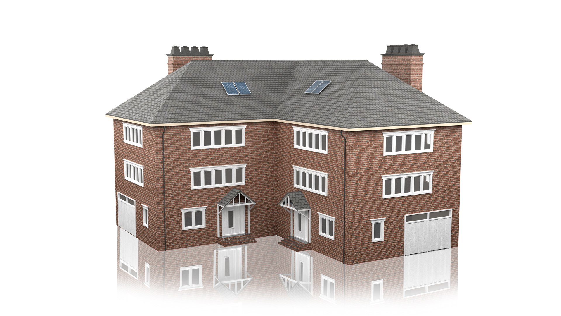 British House Design Collection - 6 Pieces 3D - TurboSquid 2268917