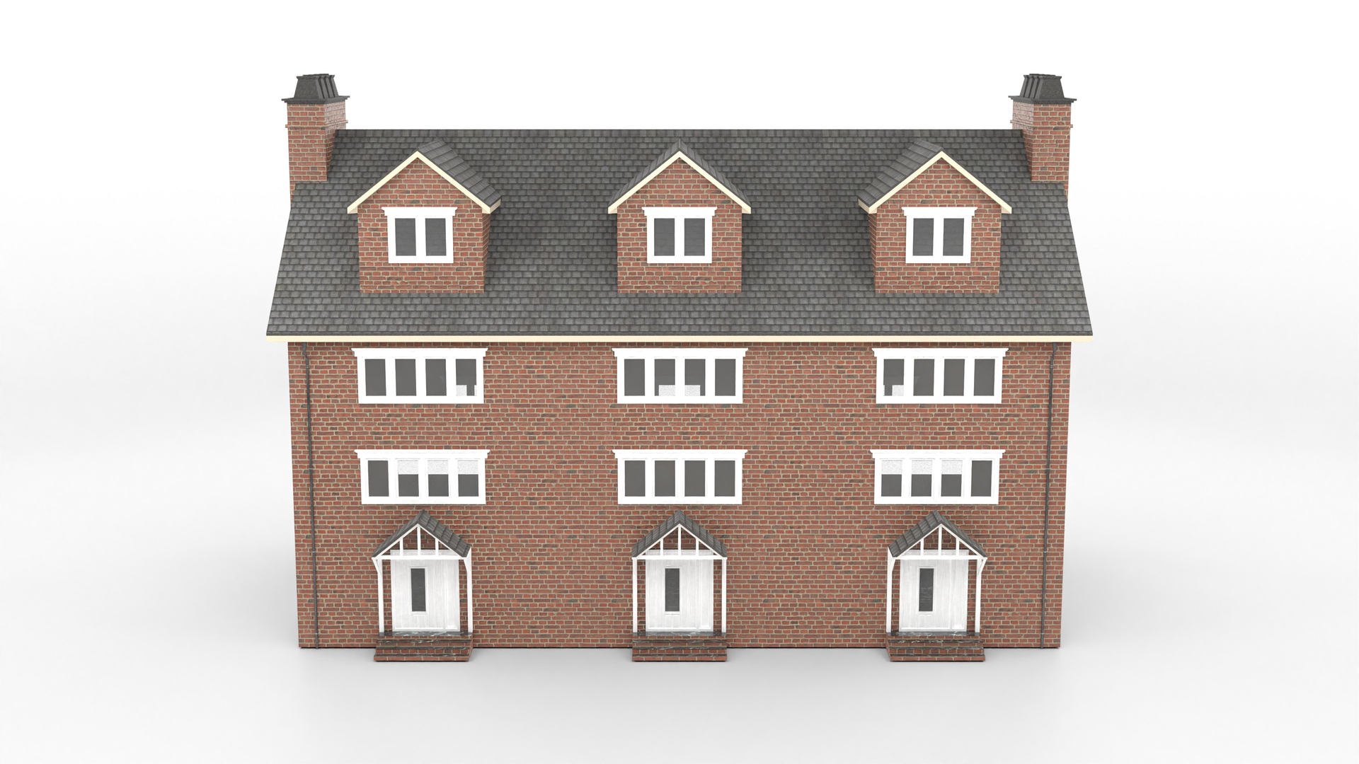 British House Design Collection - 6 Pieces 3D - TurboSquid 2268917