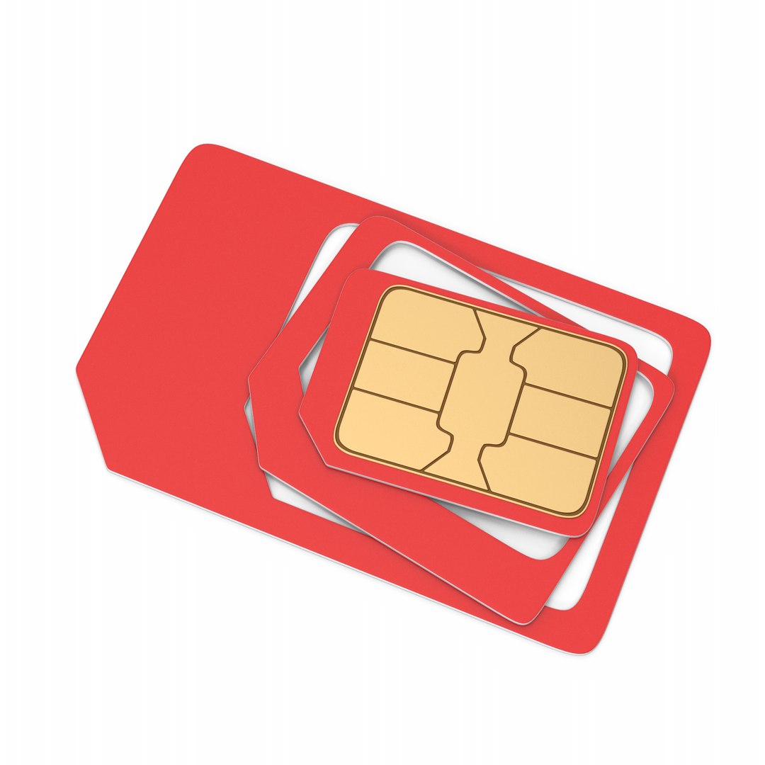 SIM Card Adapter 3D Model - TurboSquid 2090976