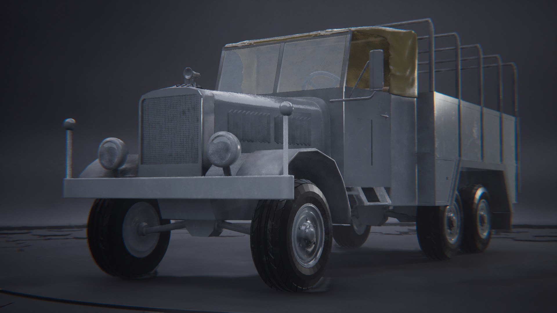 3D German ww2 truck - Einheitsdieselend - TurboSquid 1925120