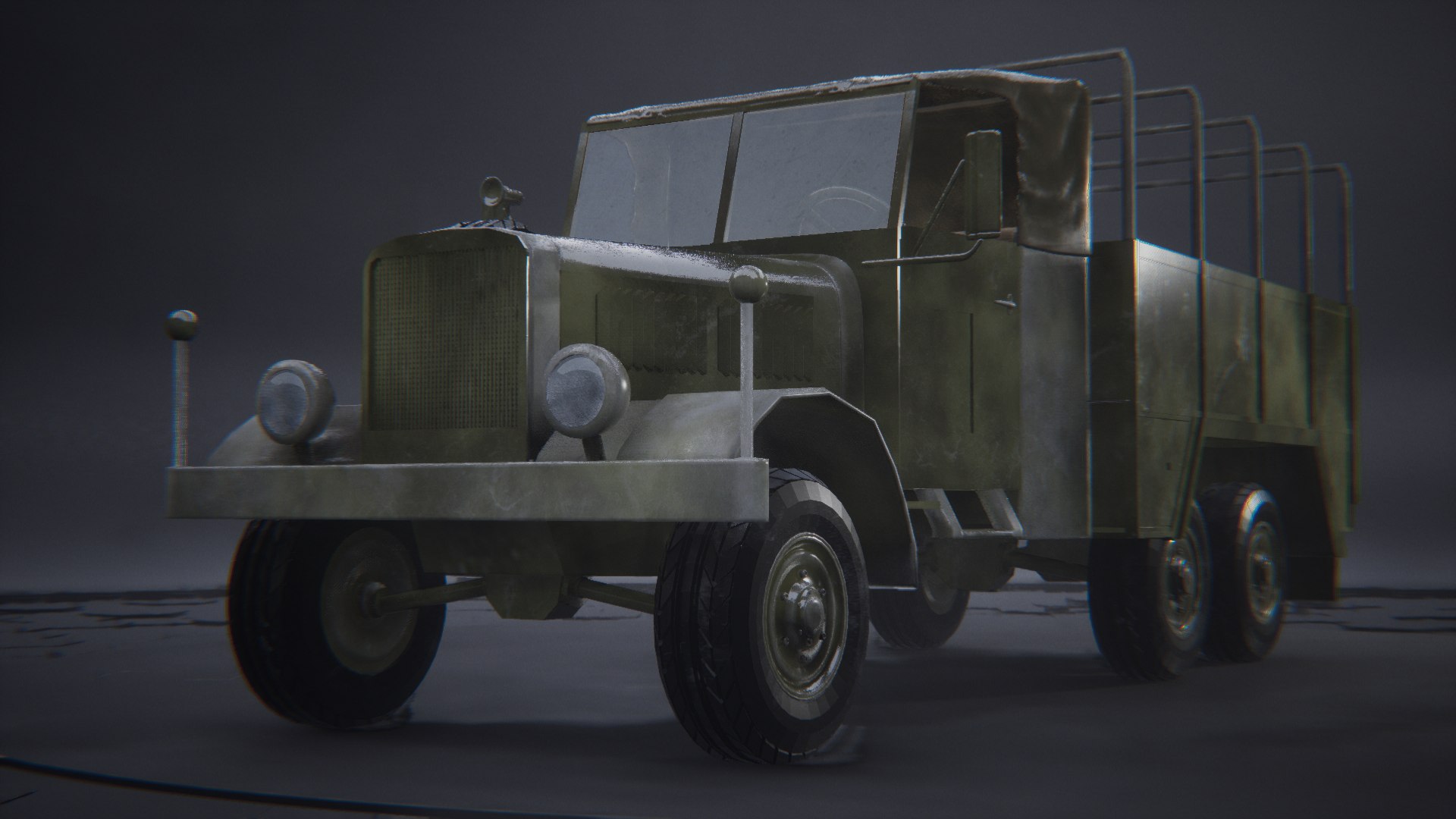 3D German Ww2 Truck - Einheitsdieselend - TurboSquid 1925120