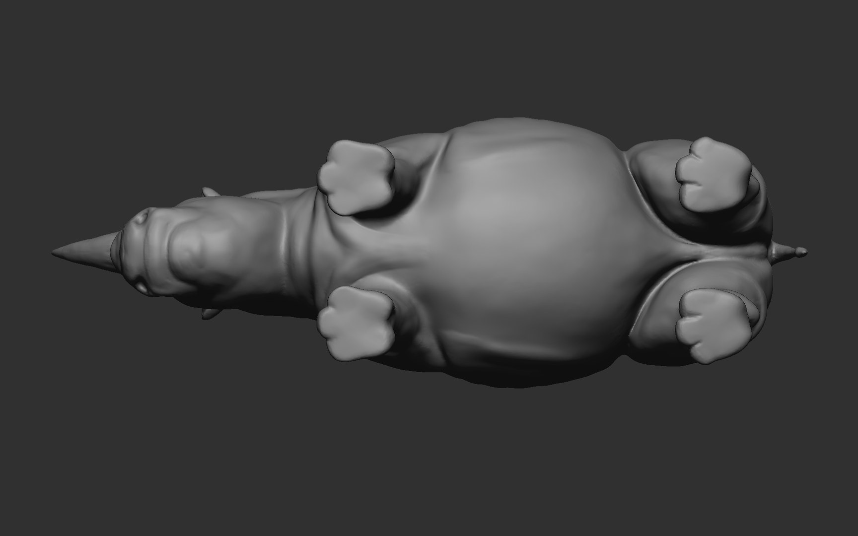 Rhinoceros Base Mesh 3D Model - TurboSquid 1829542