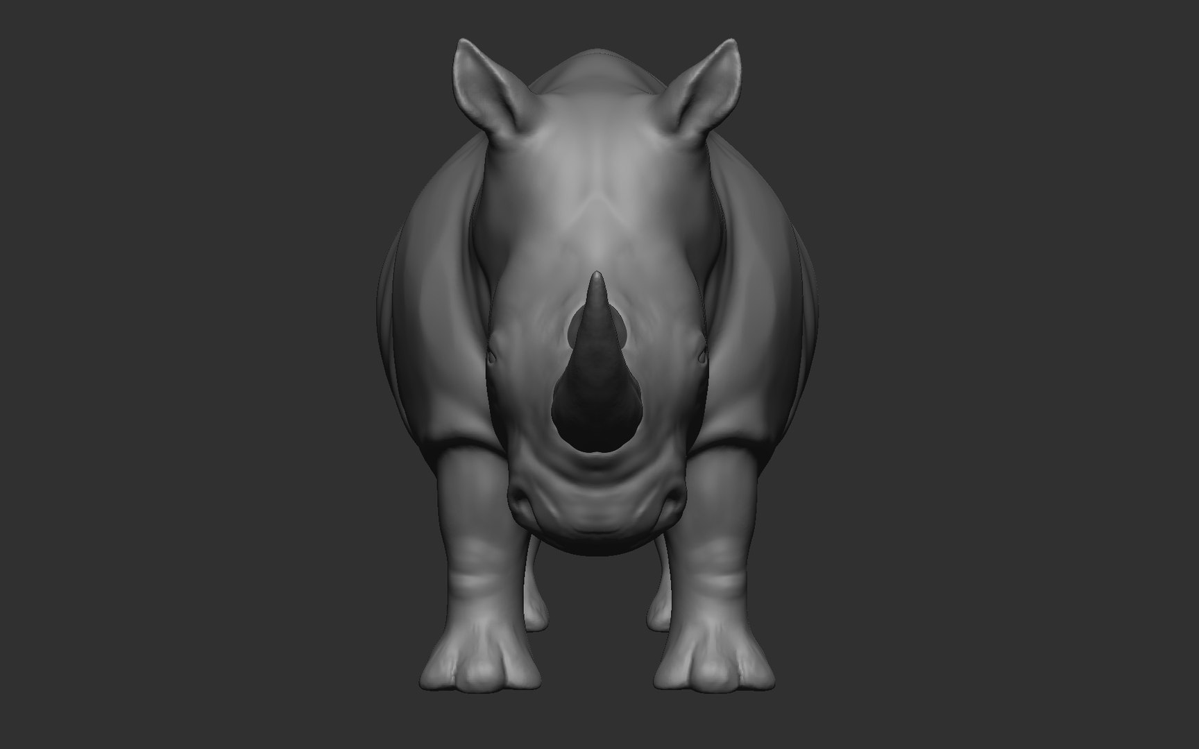 Rhinoceros Base Mesh 3D Model - TurboSquid 1829542