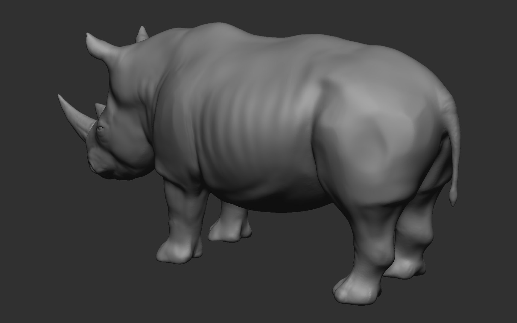 Rhinoceros Base Mesh 3D Model - TurboSquid 1829542
