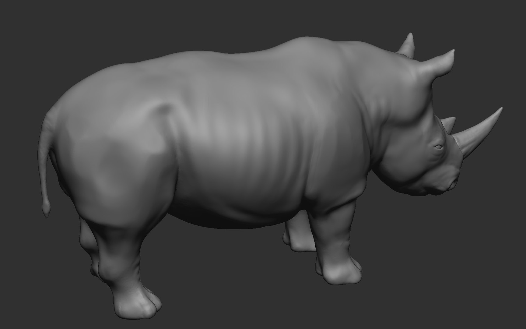 Rhinoceros Base Mesh 3D Model - TurboSquid 1829542