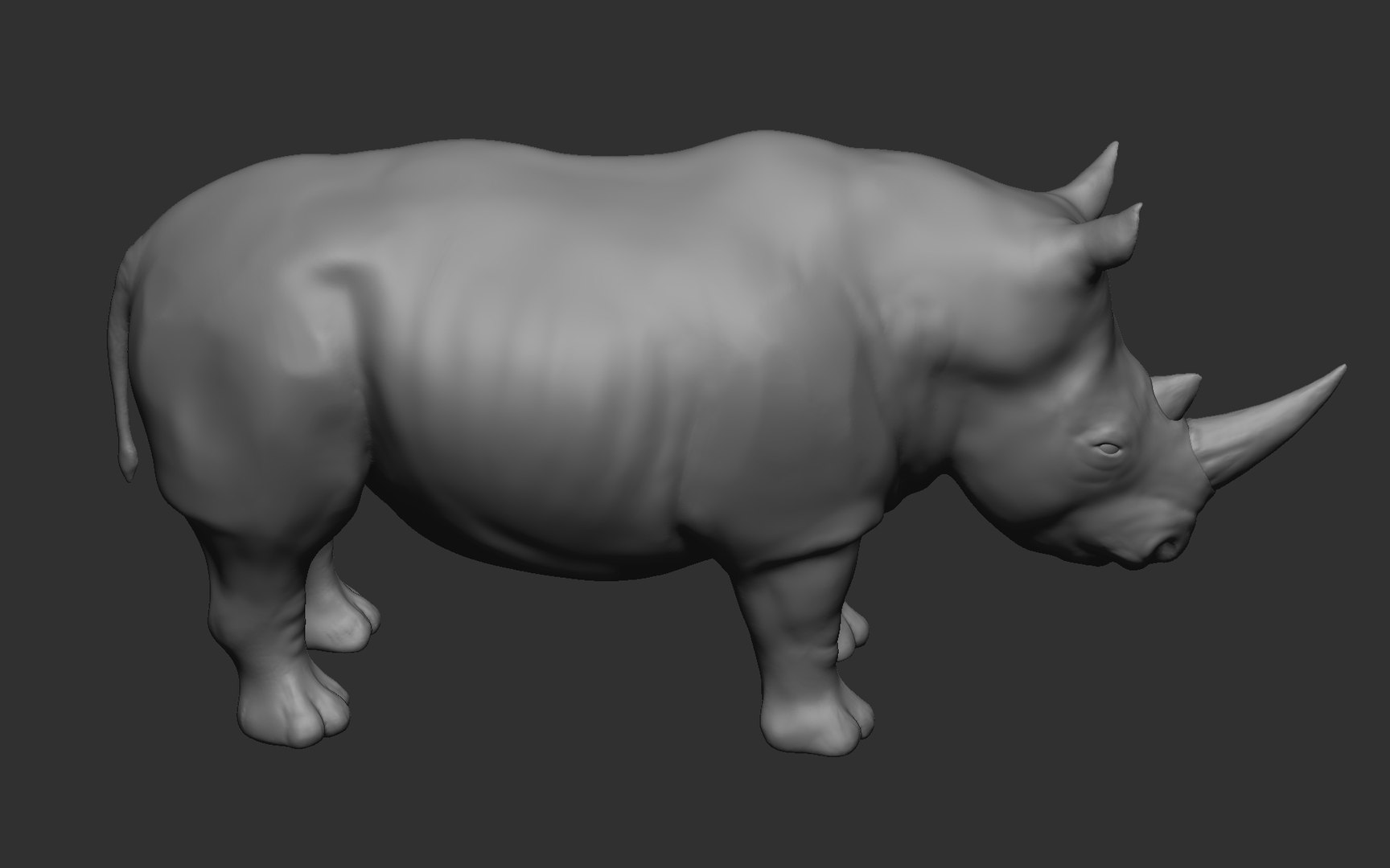 Rhinoceros Base Mesh 3D Model - TurboSquid 1829542