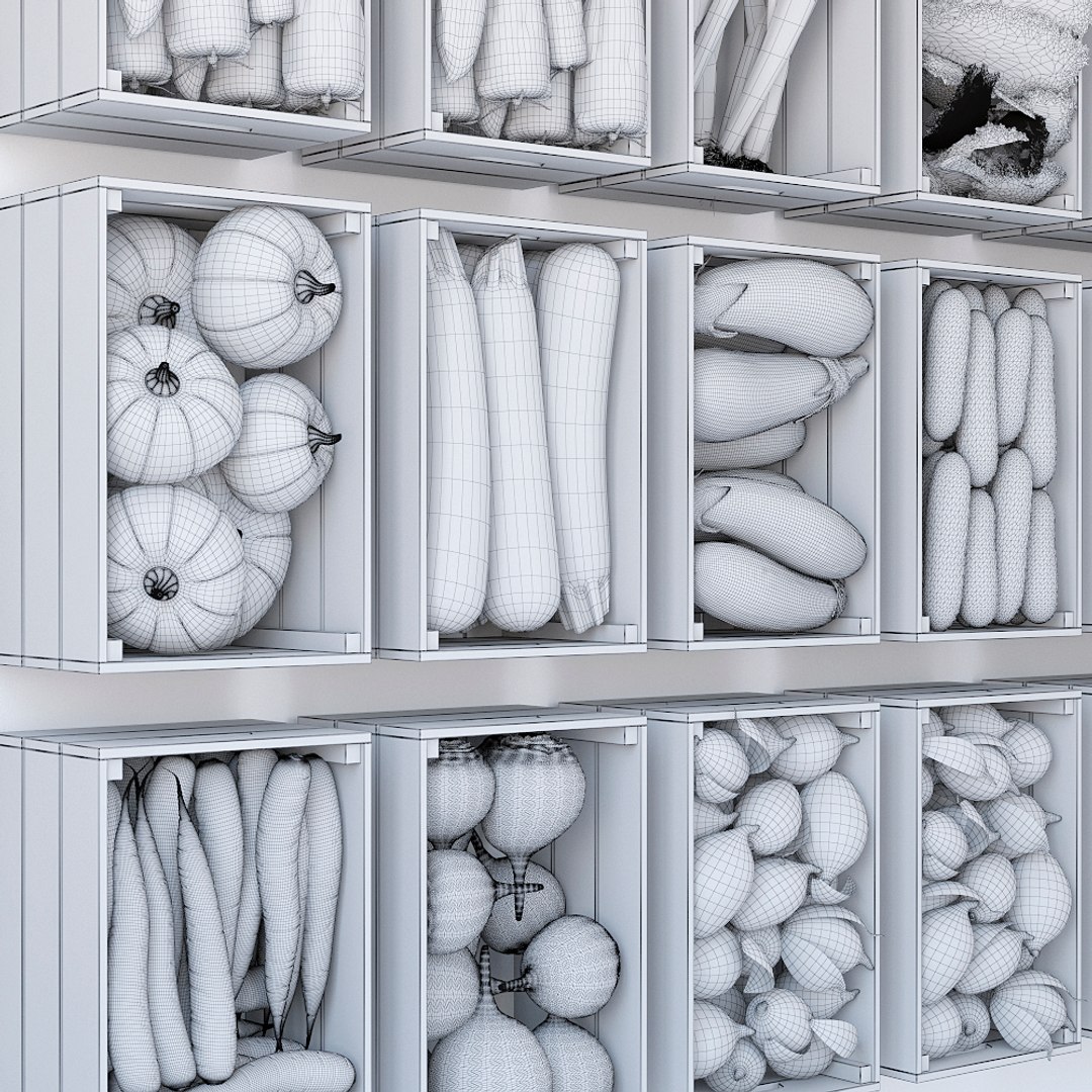 3D Pack Vegetables Fruits Model - TurboSquid 1690455