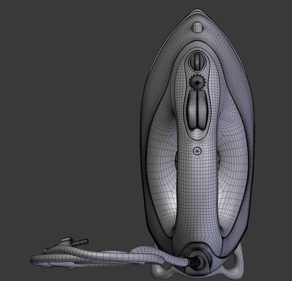 Clothes Iron 3d Model