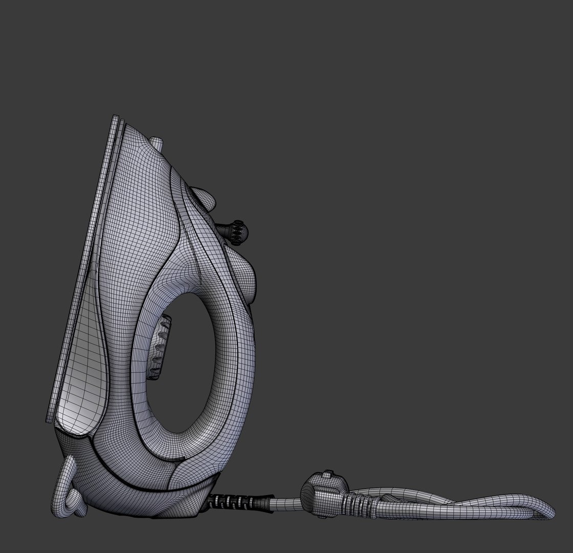 Clothes Iron 3d Model