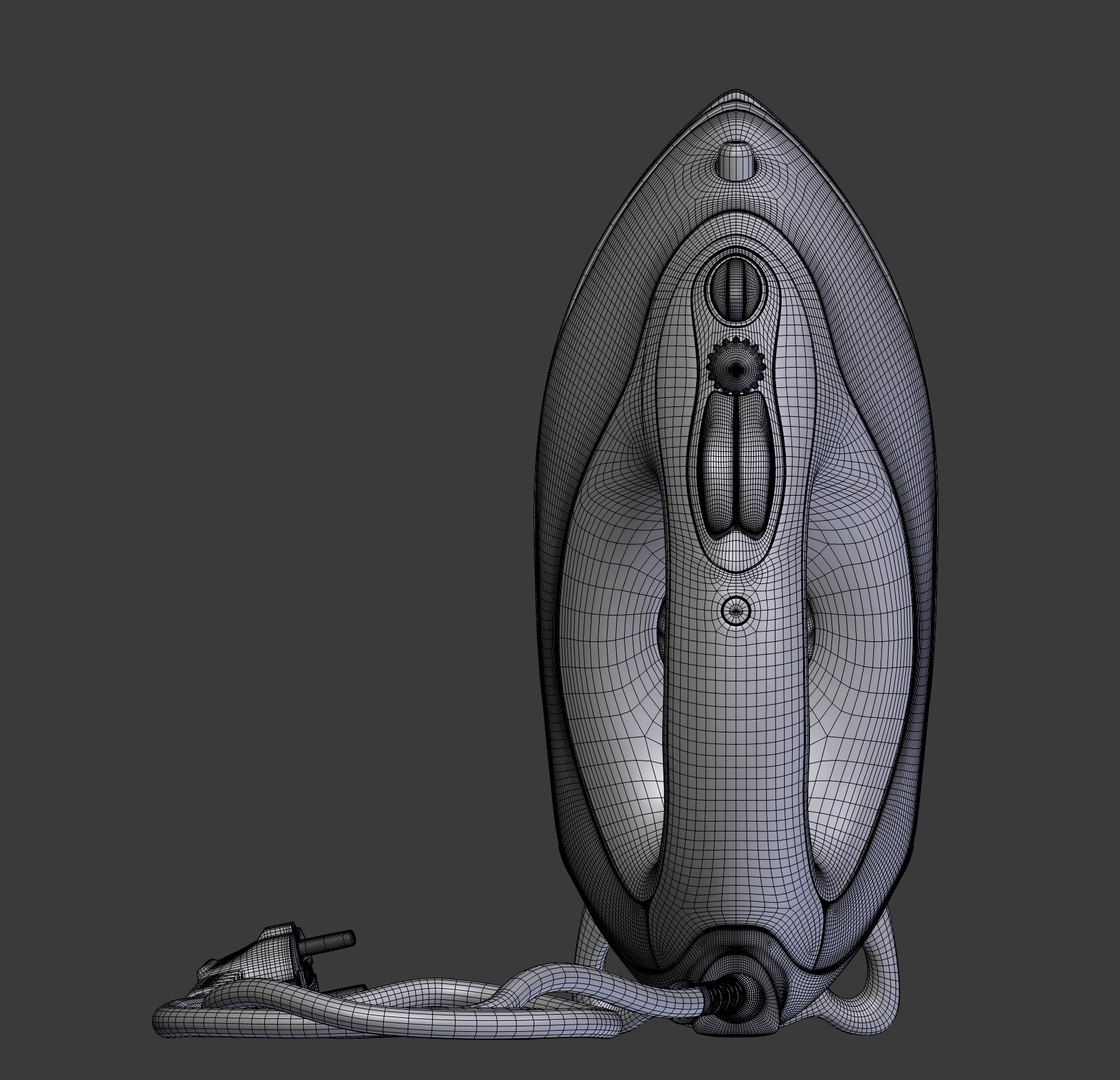 Clothes Iron 3d Model