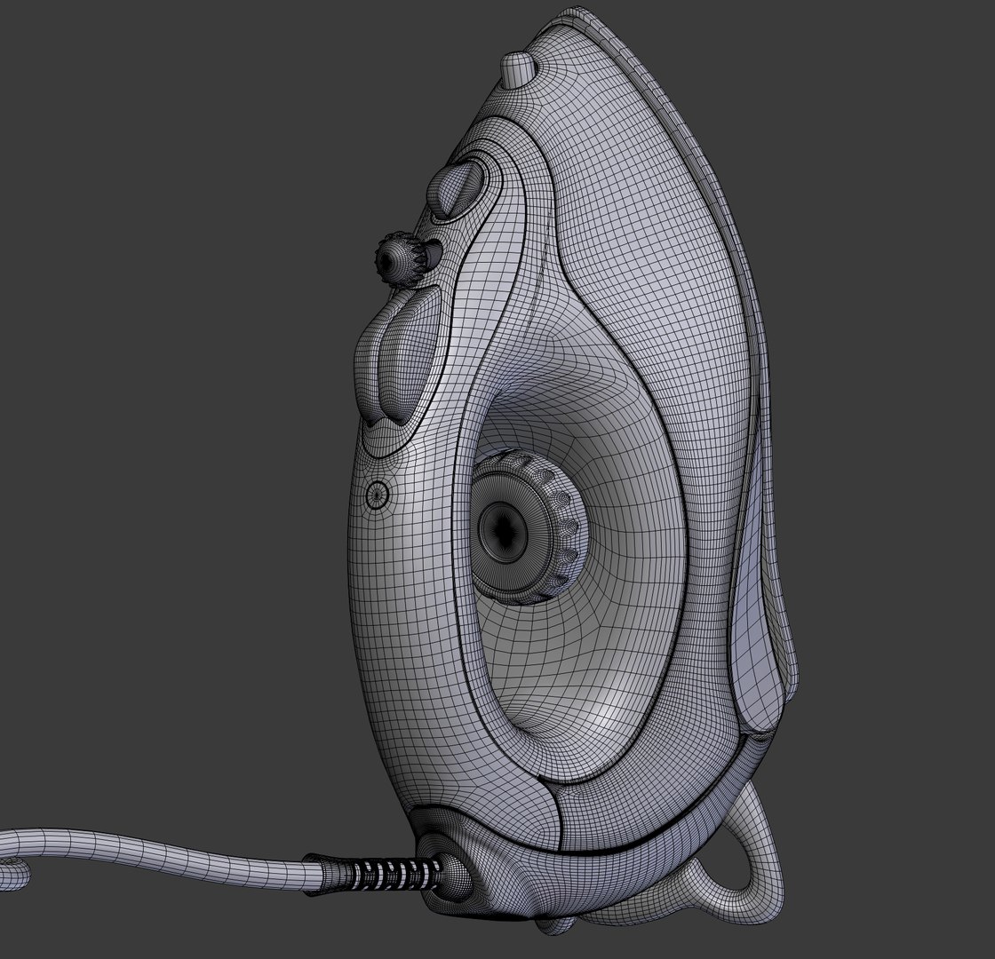 Clothes Iron 3d Model