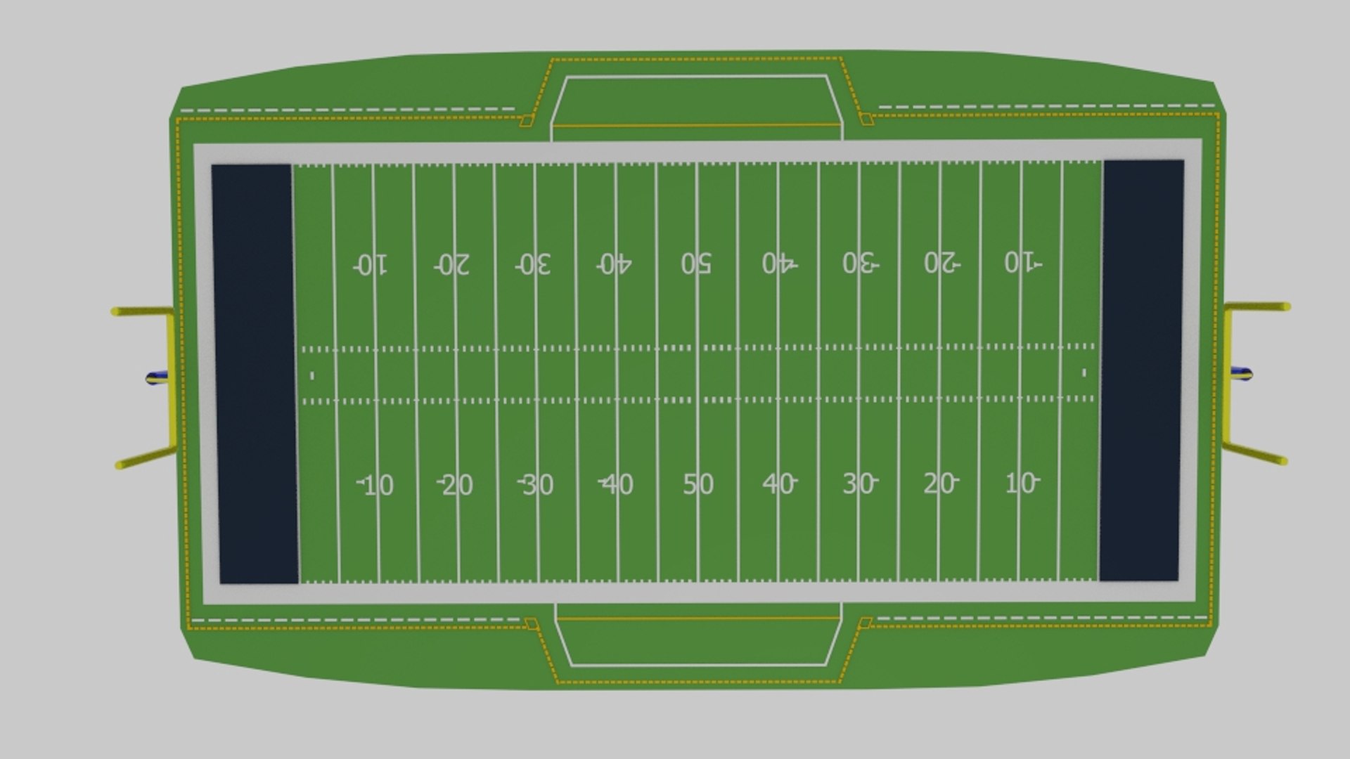 superbowl field 3d model