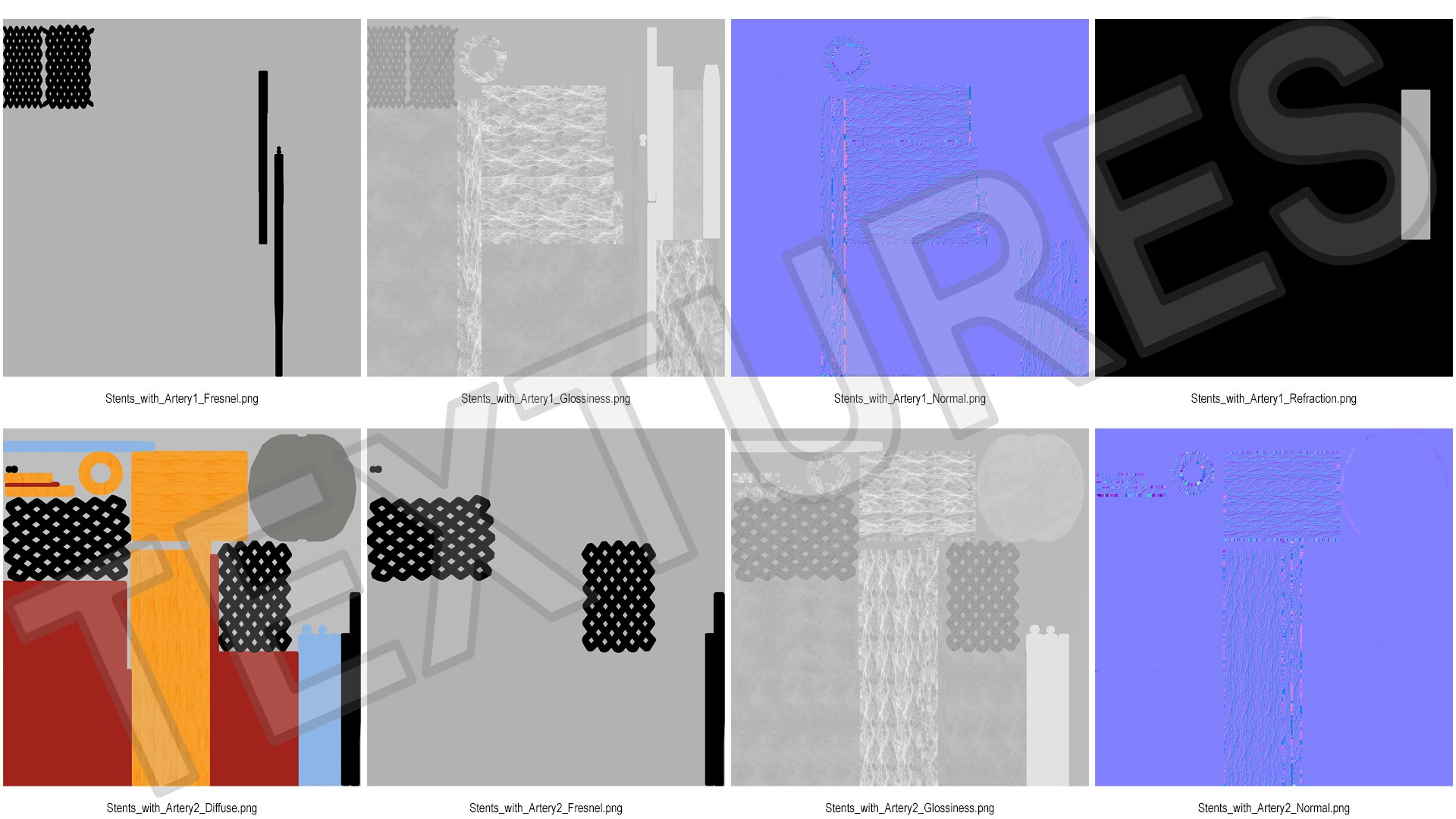 Plastic Models Of Stents With Artery 3D Model - TurboSquid 2239722