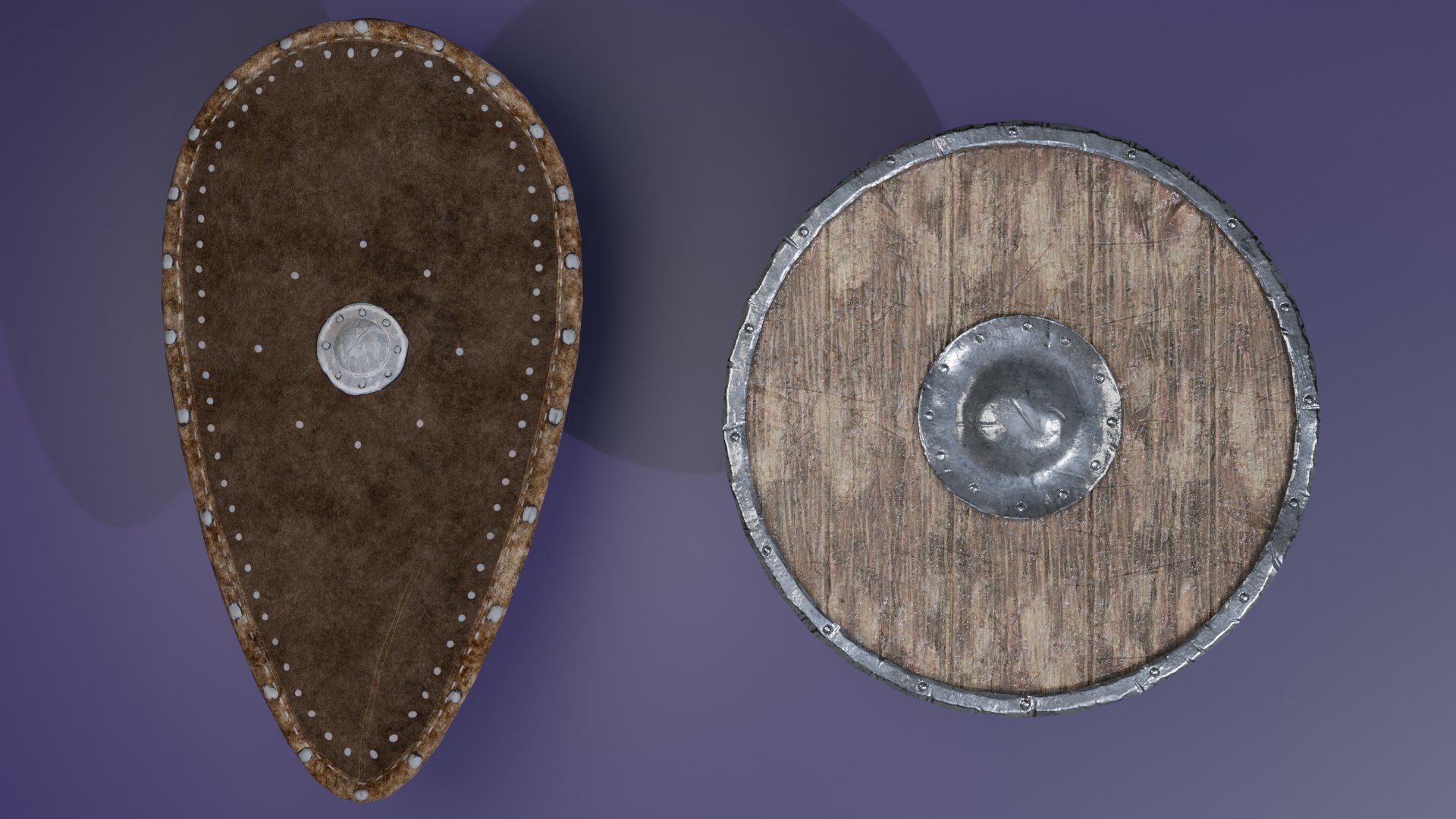 3D Model Medieval Shields - TurboSquid 2086092