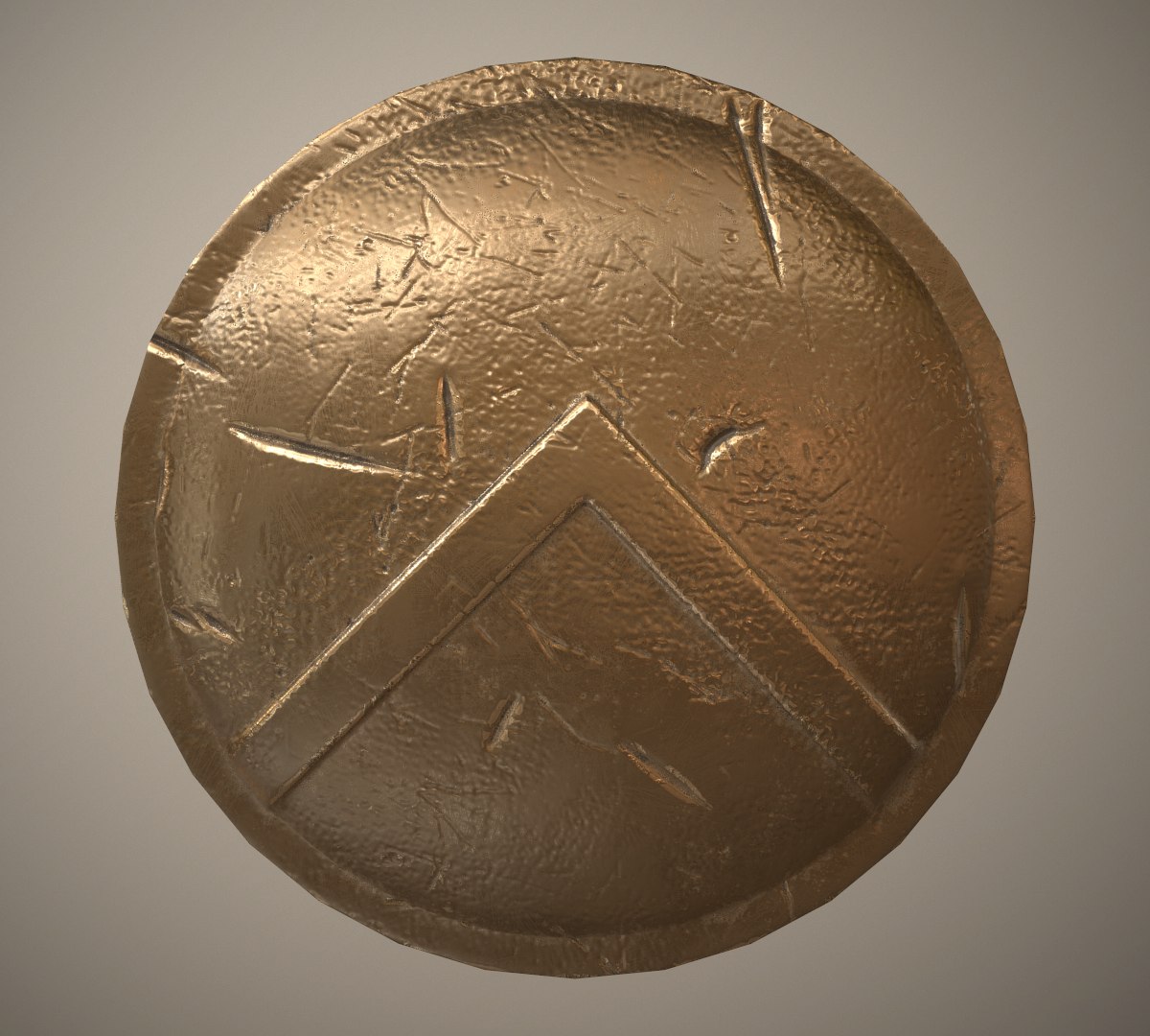 Spartan Shield 3D - TurboSquid 1540711