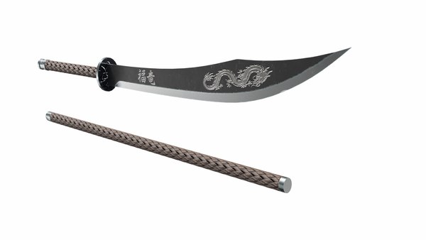 Naginata 3d Model Turbosquid 1753261