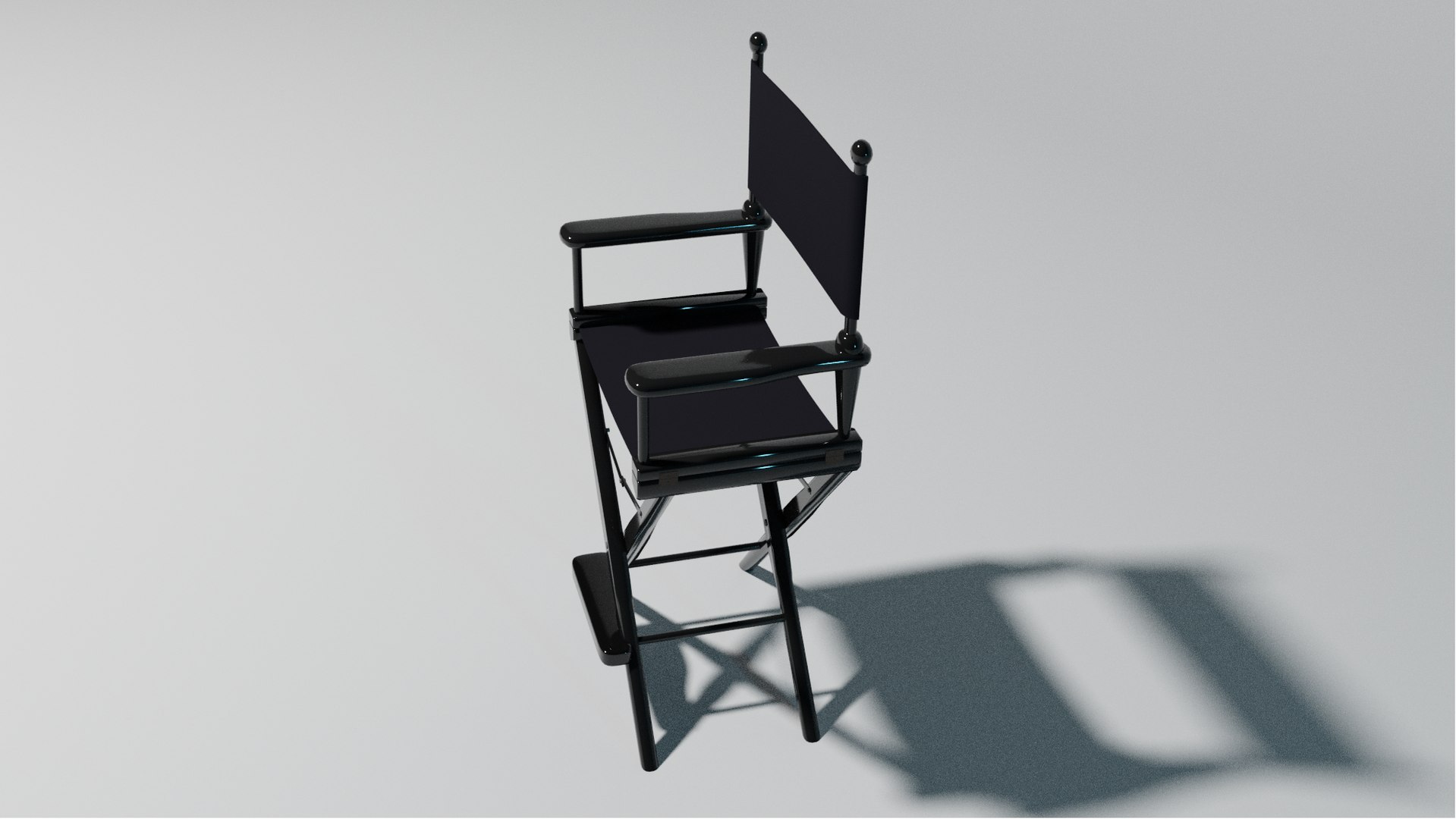Director Chair Black 3D Model - TurboSquid 1821094