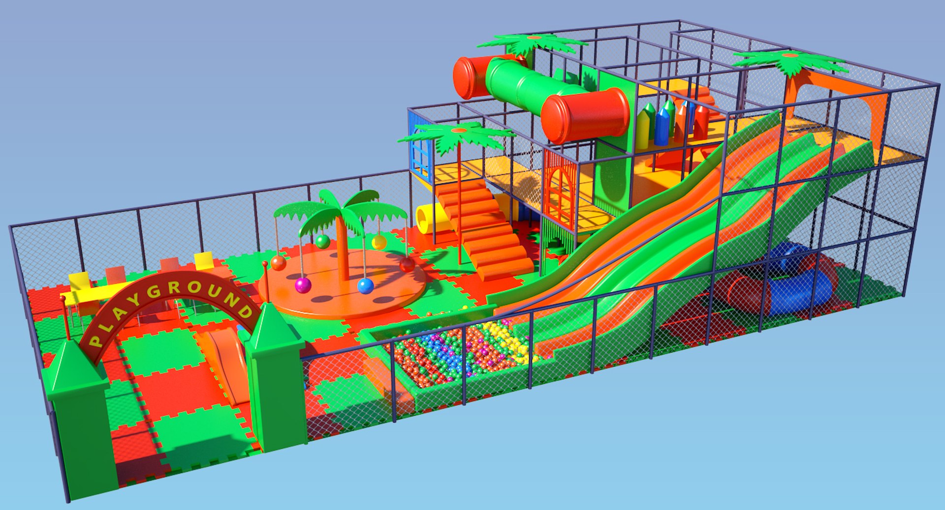 Playground Play 3D Model - TurboSquid 1301930