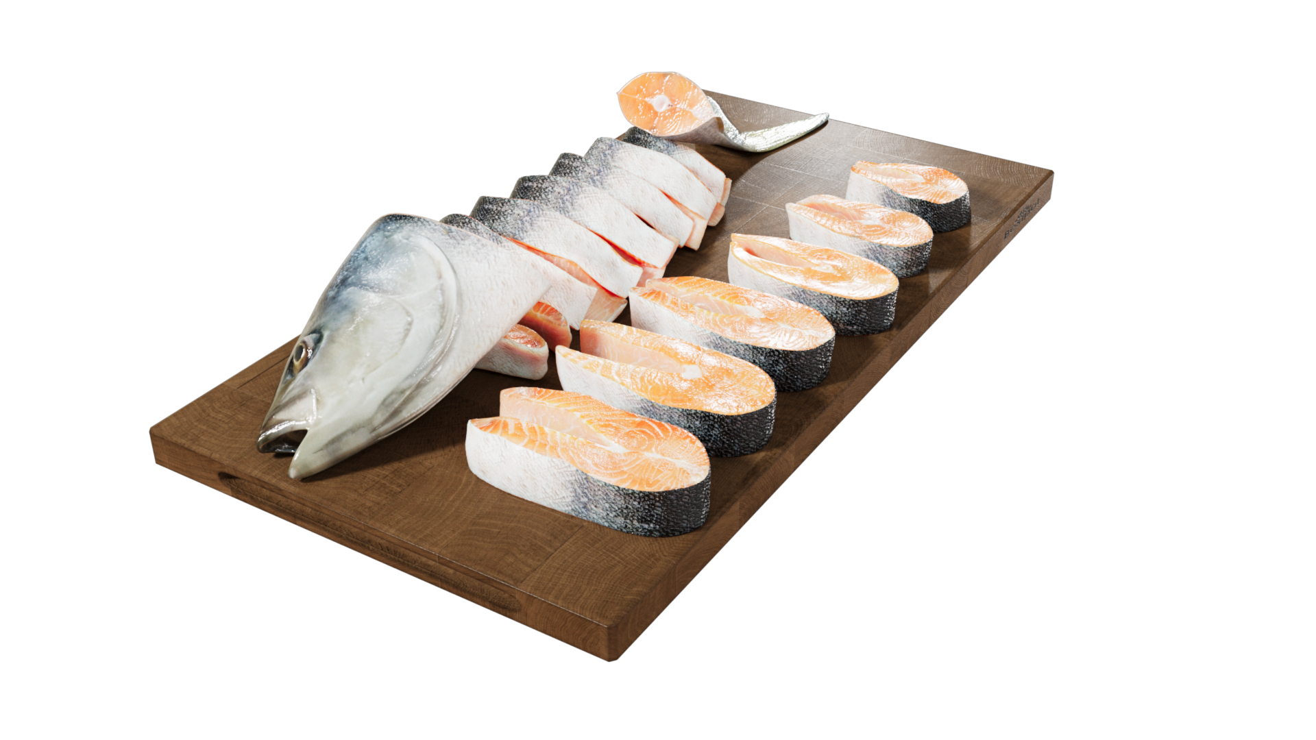 Cut Fish 3D Model - TurboSquid 2267980