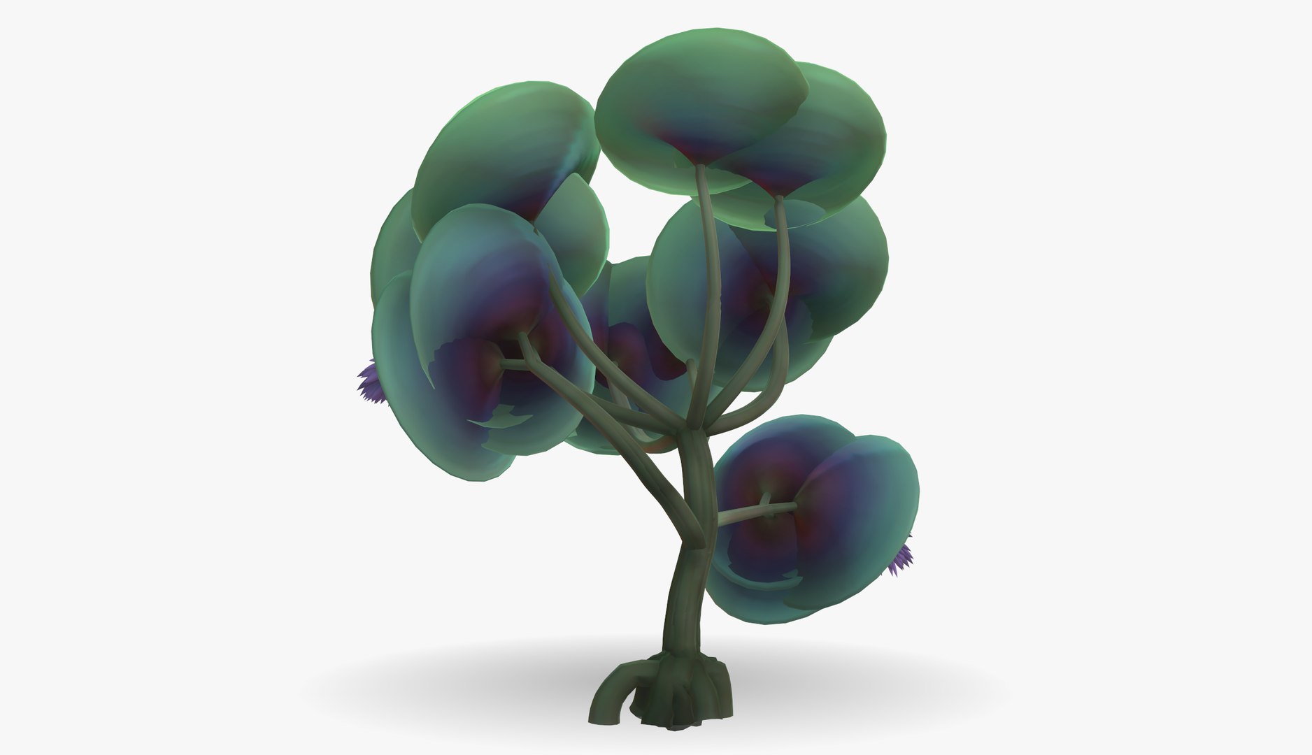 3D Alien Plants Set 010 Model - TurboSquid 2131434