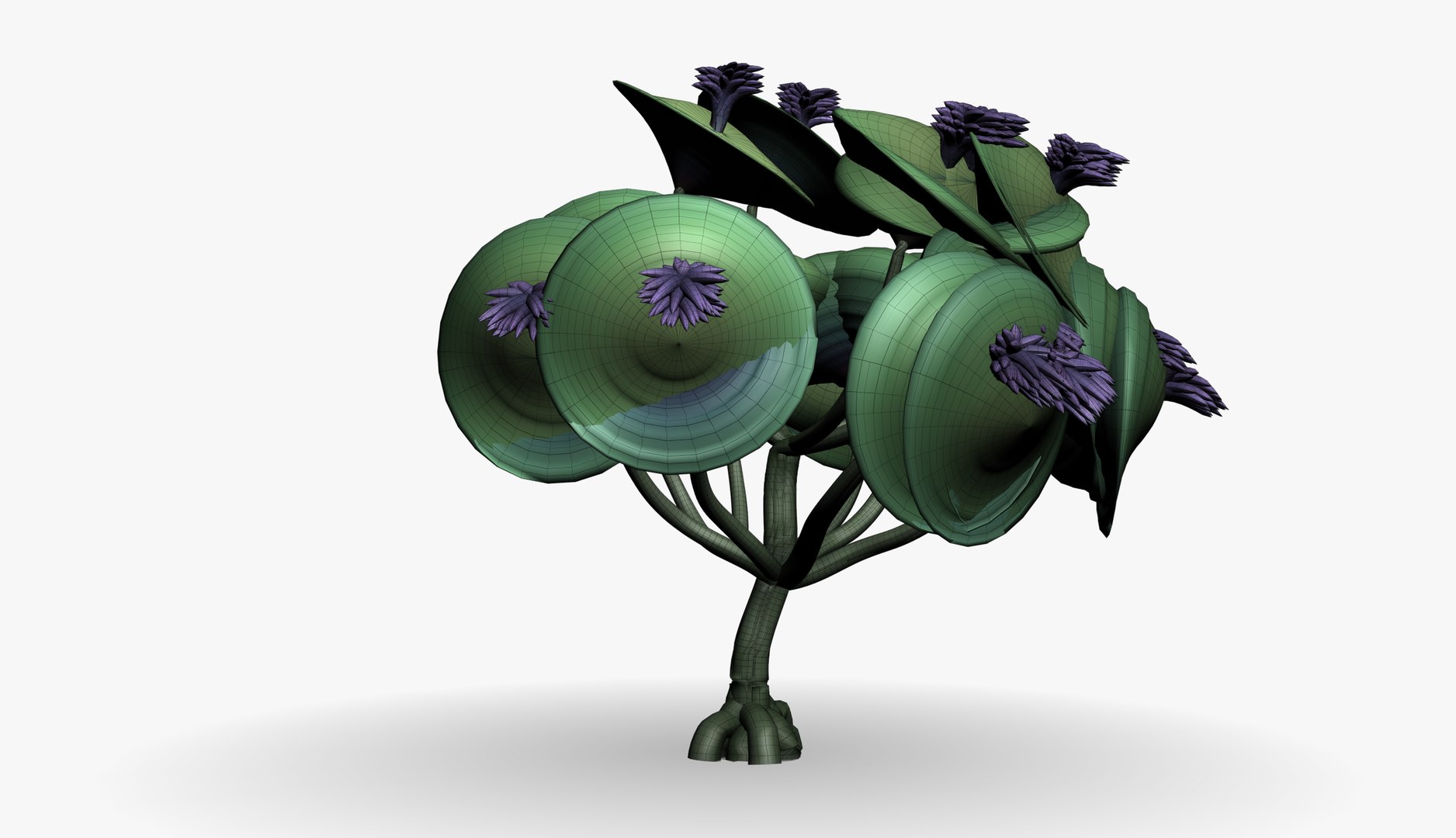 3D Alien Plants Set 010 Model - TurboSquid 2131434