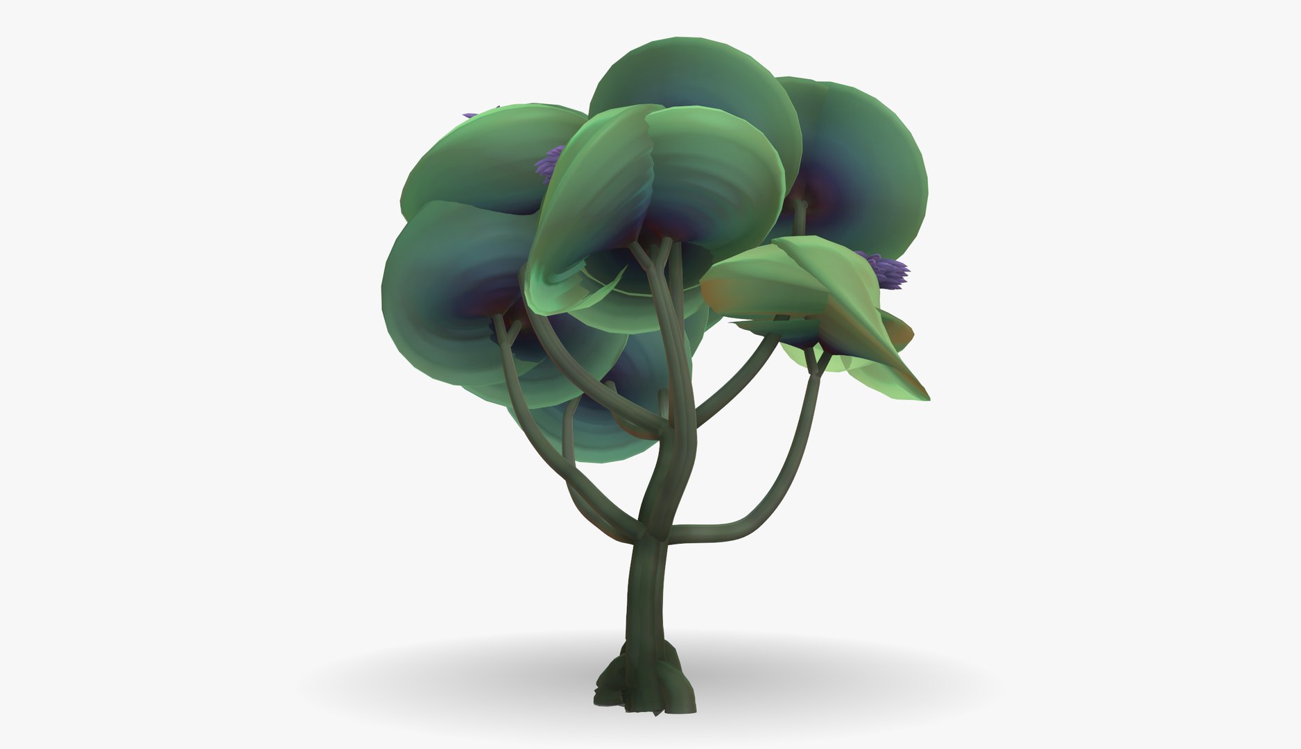 3D Alien Plants Set 010 Model - TurboSquid 2131434