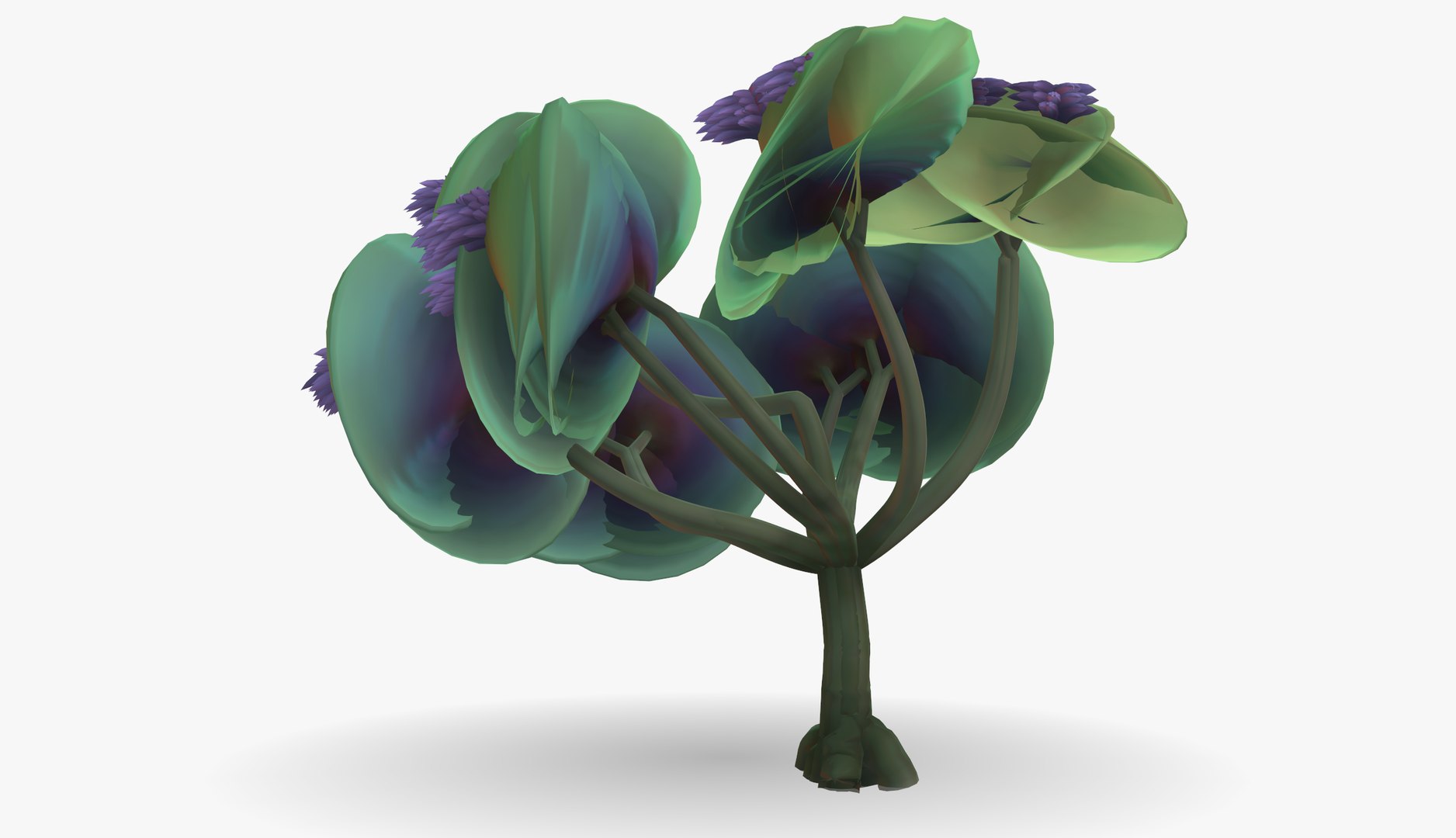 3D Alien Plants Set 010 Model - TurboSquid 2131434