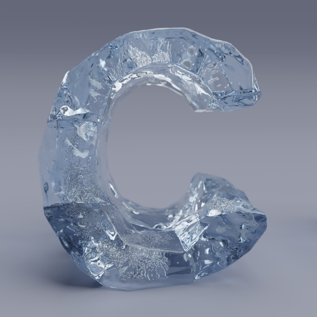 3D Letter C Model - TurboSquid 1341279