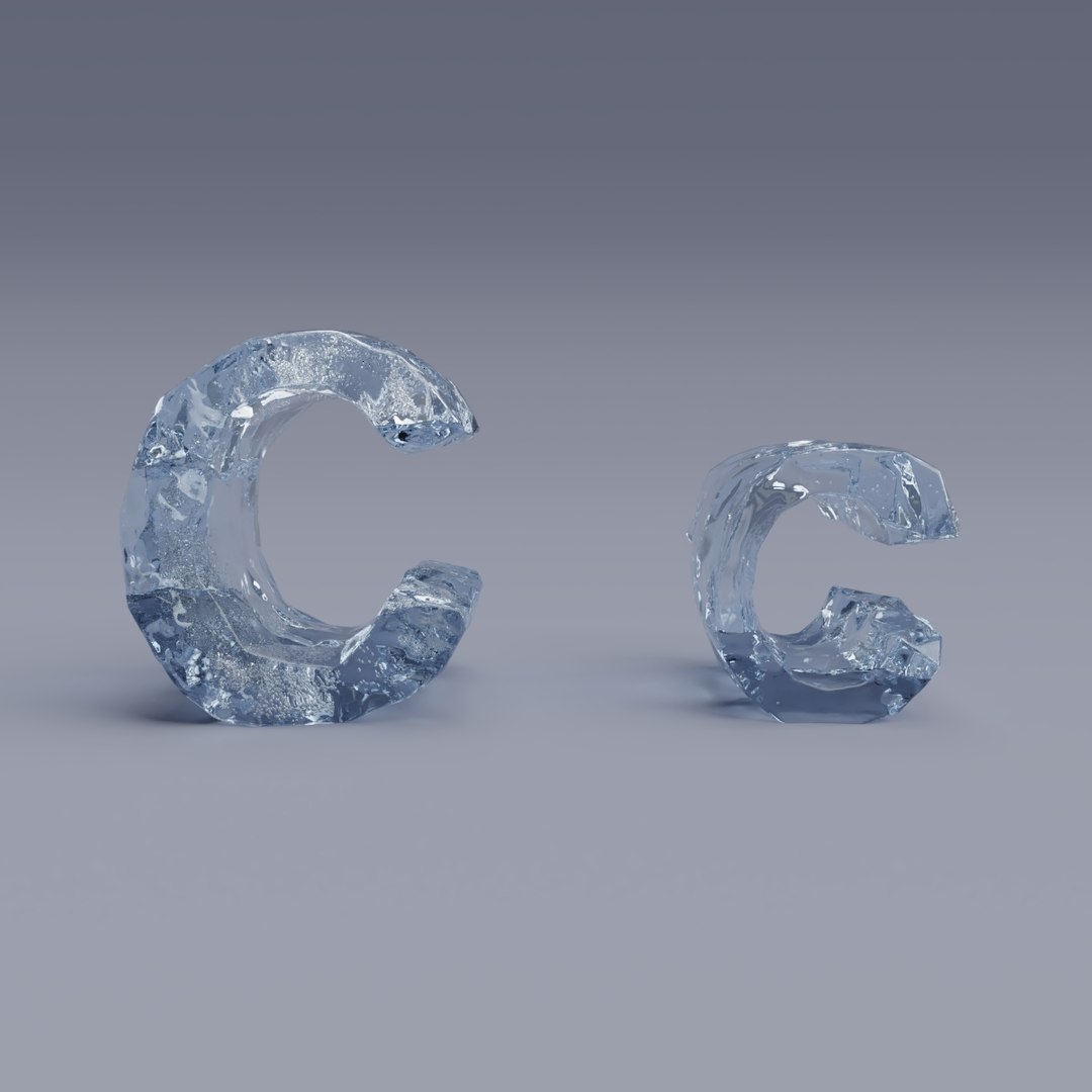 3D Letter C Model - TurboSquid 1341279