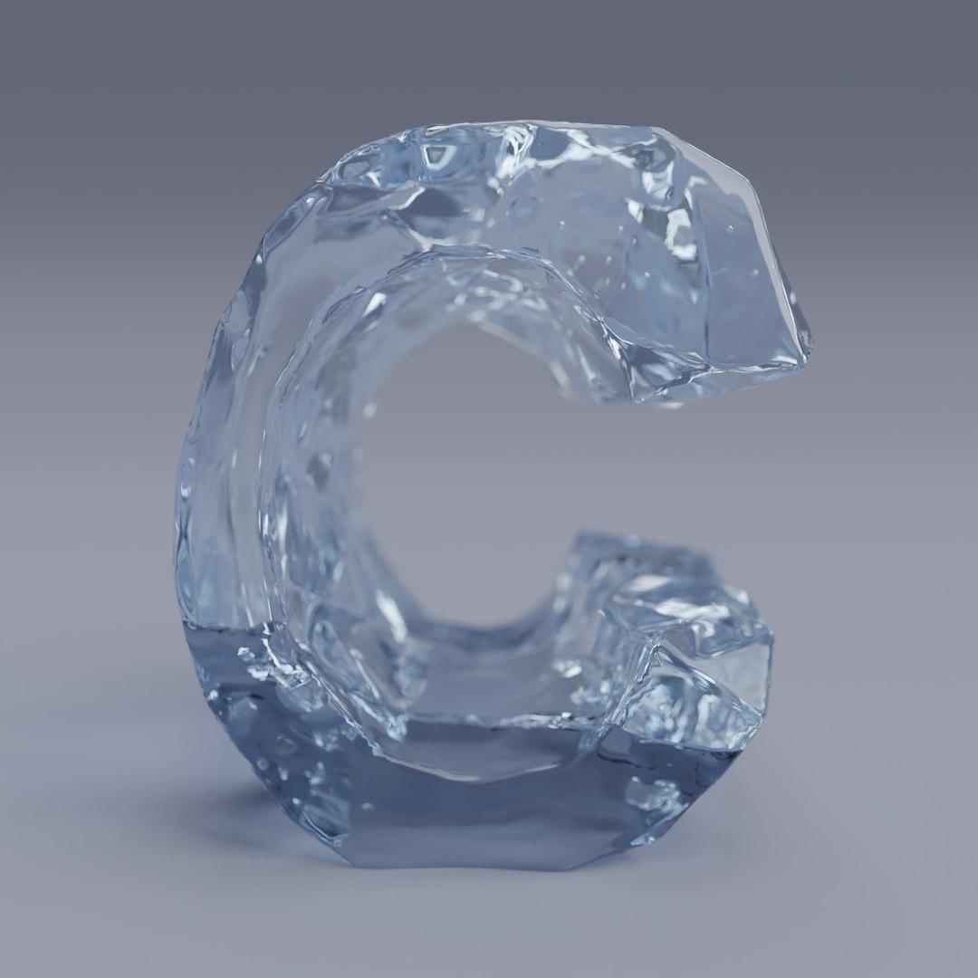 3D Letter C Model - TurboSquid 1341279